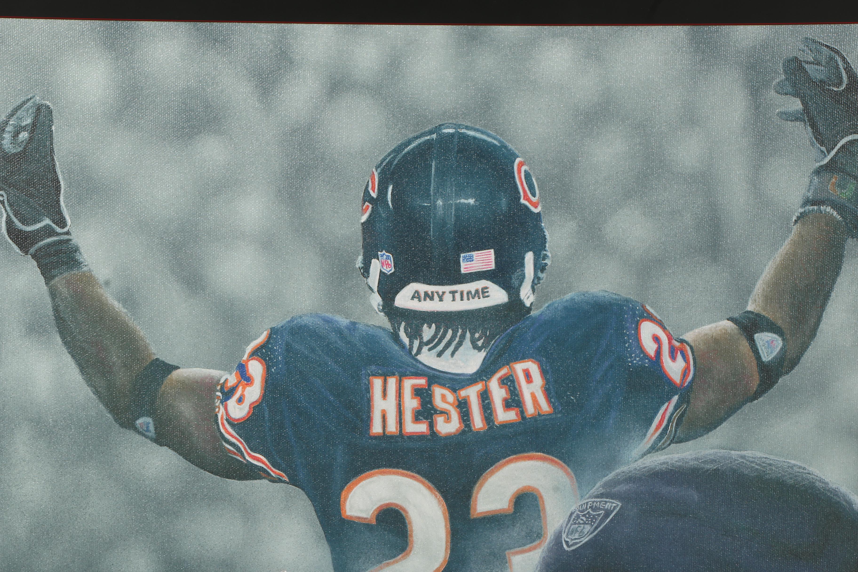 Devin Hester Autographed Poster | EBTH