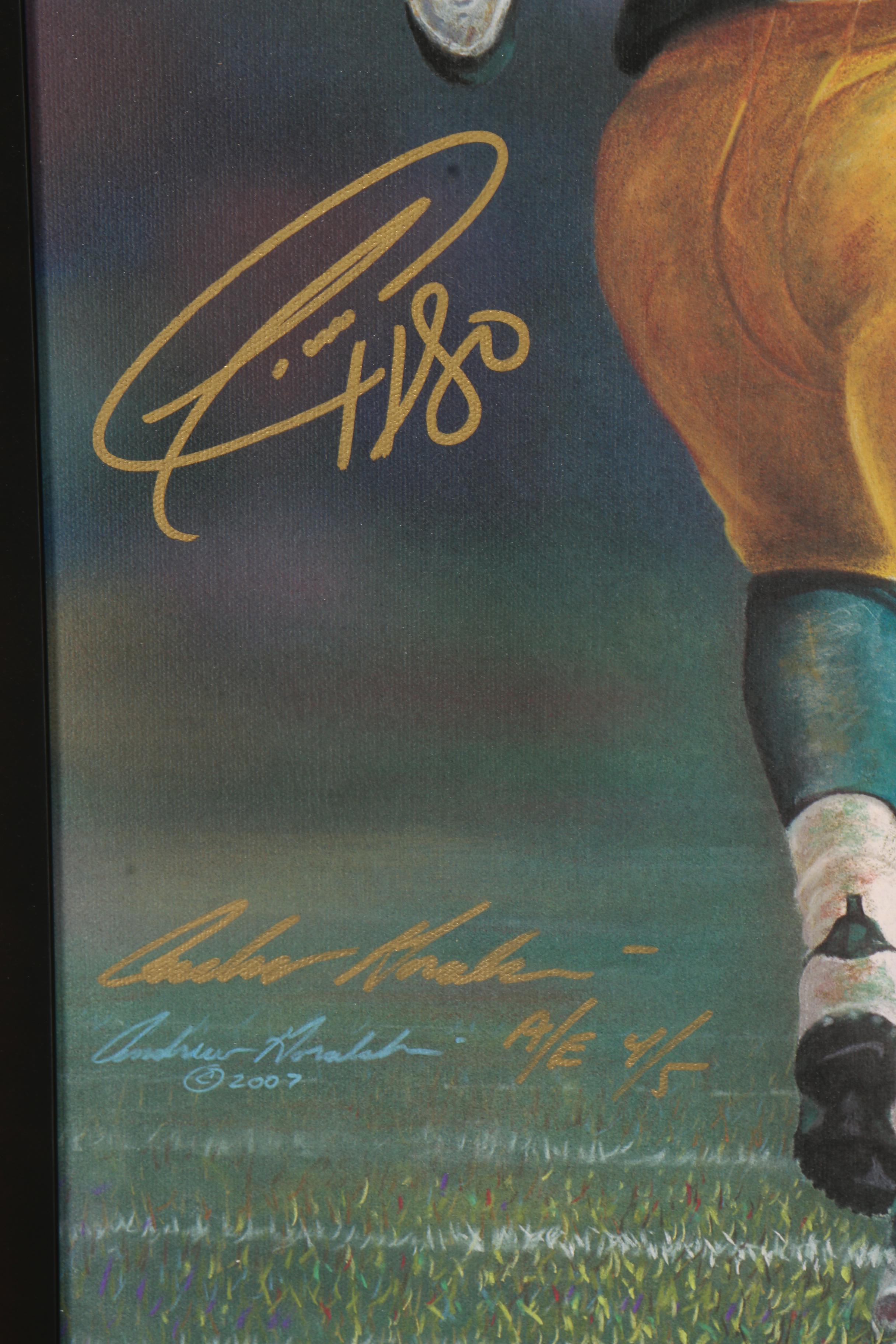 Green Bay Packers WR Donald Driver Signed Photographic Composite Print ...