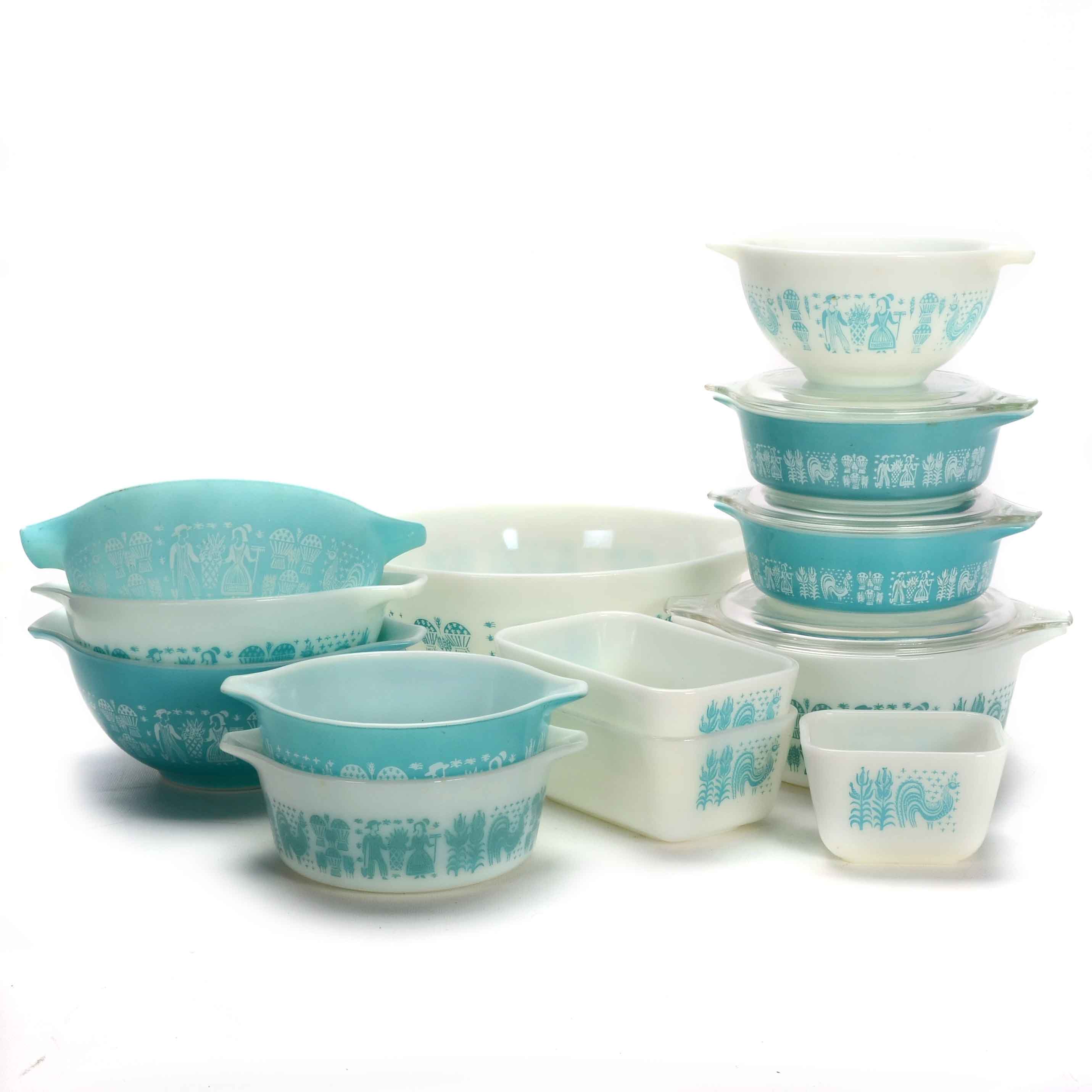 Vintage Pyrex ¨Amish Butterprint¨ Set | EBTH