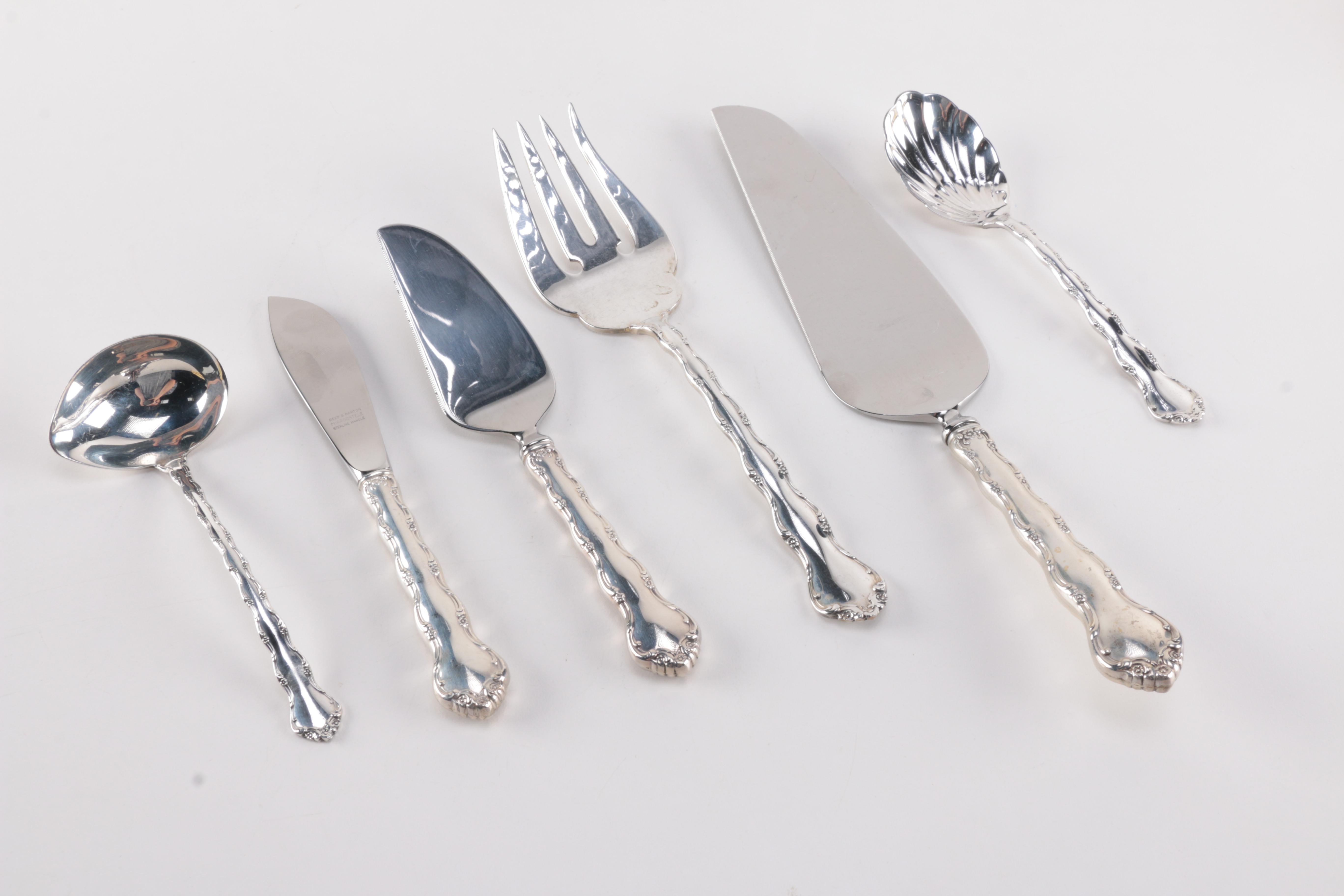 Reed & Barton "Tara" Sterling Silver Flatware Set | EBTH