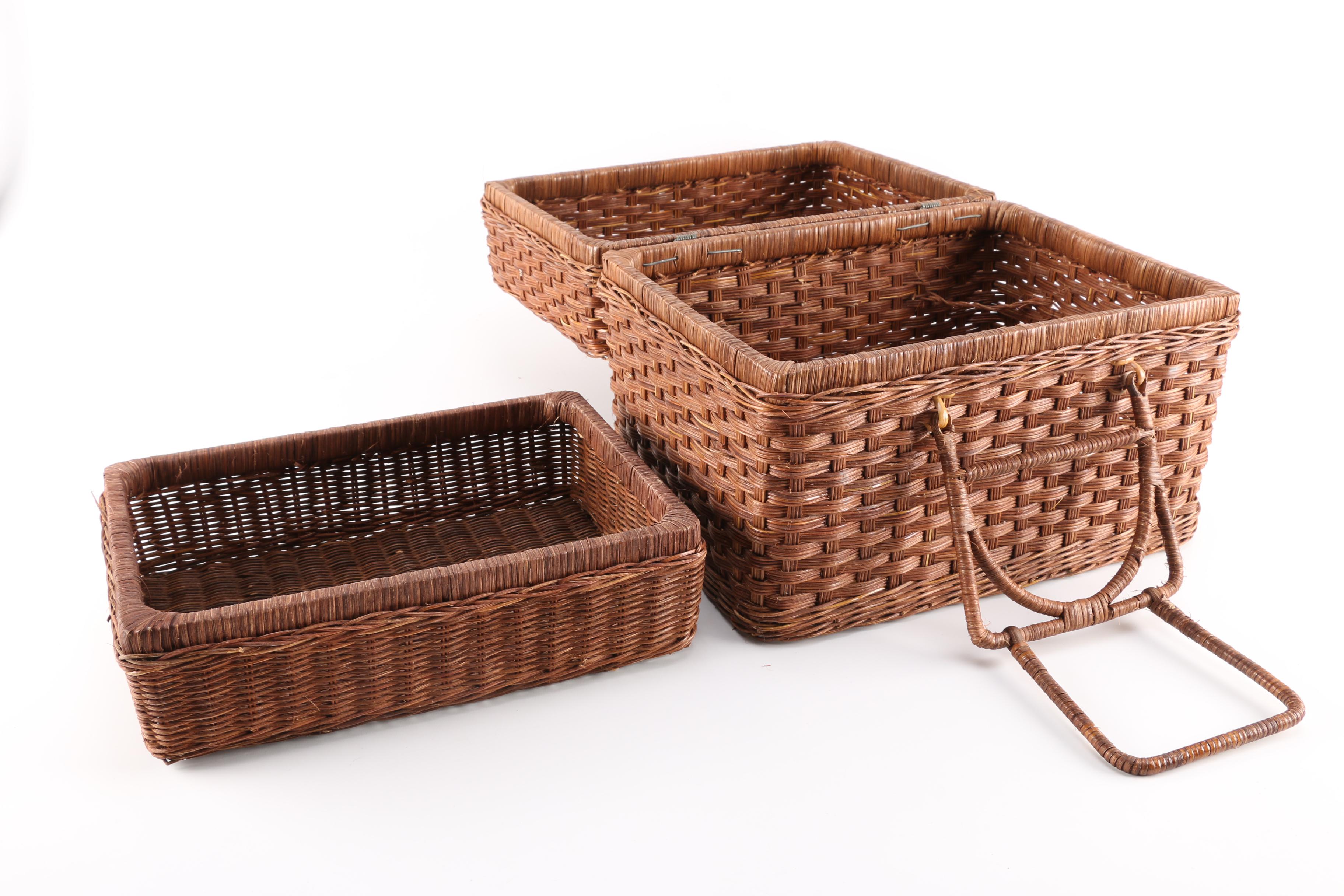 Range Rover Wicker Picnic Basket | EBTH