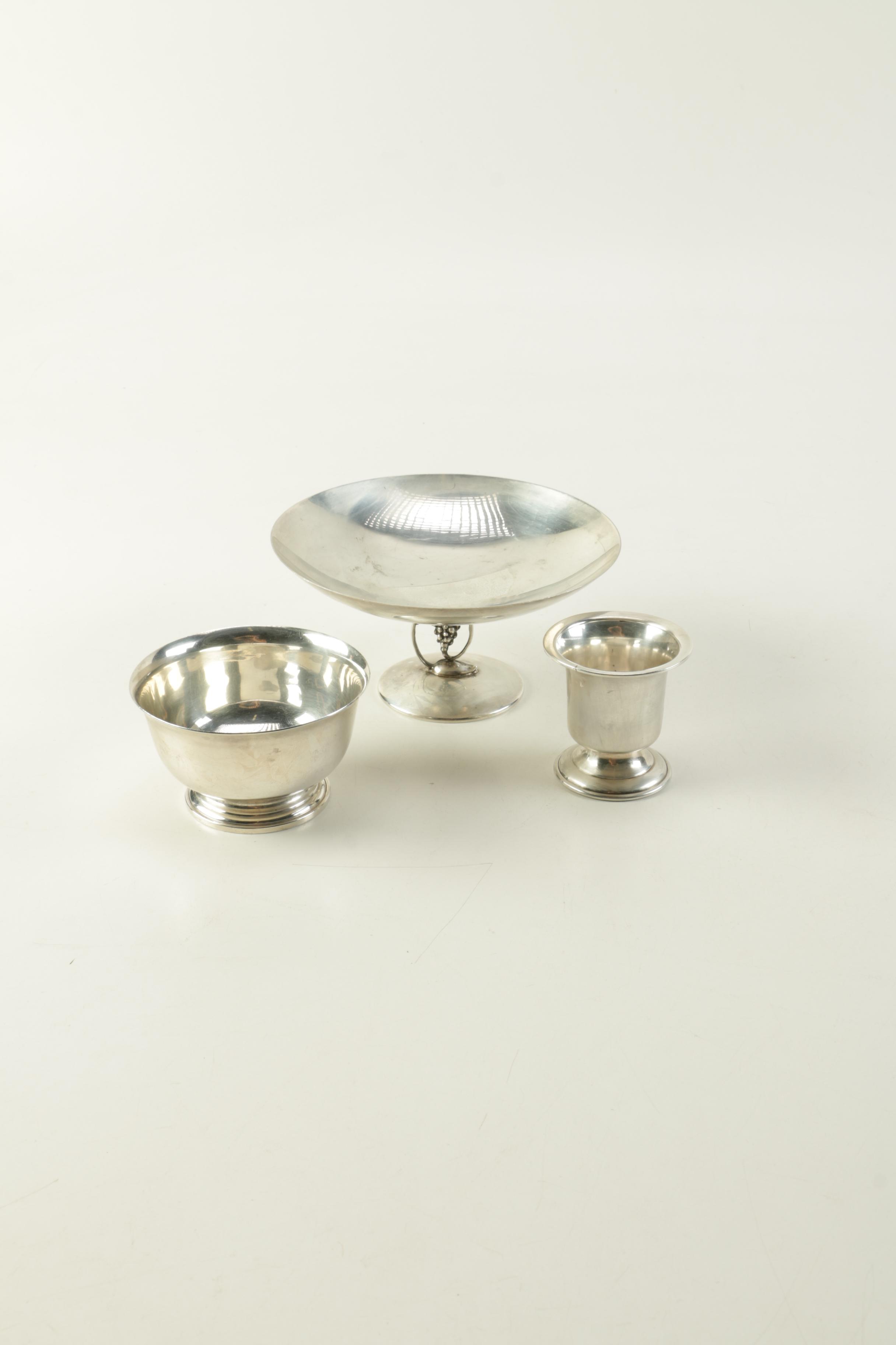 Collection of Three Sterling Silver Decorative Objects | EBTH