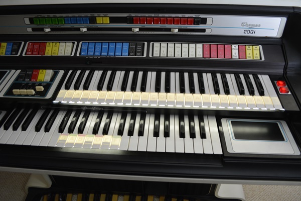 Thomas Organ Co. Retro Model 2001-A5 Electric Organ and Bench | EBTH