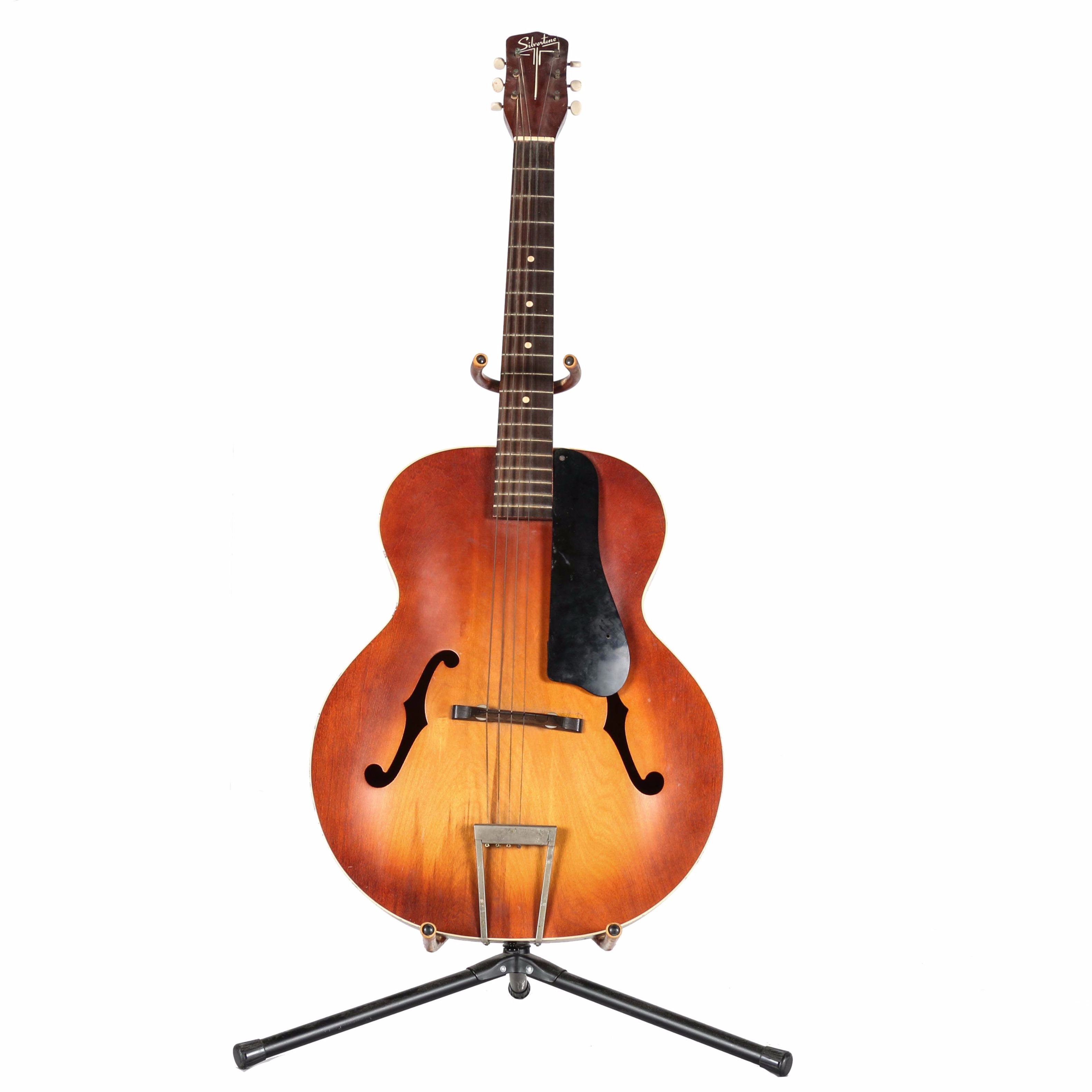 1950s Silvertone Archtop Acoustic Guitar | EBTH