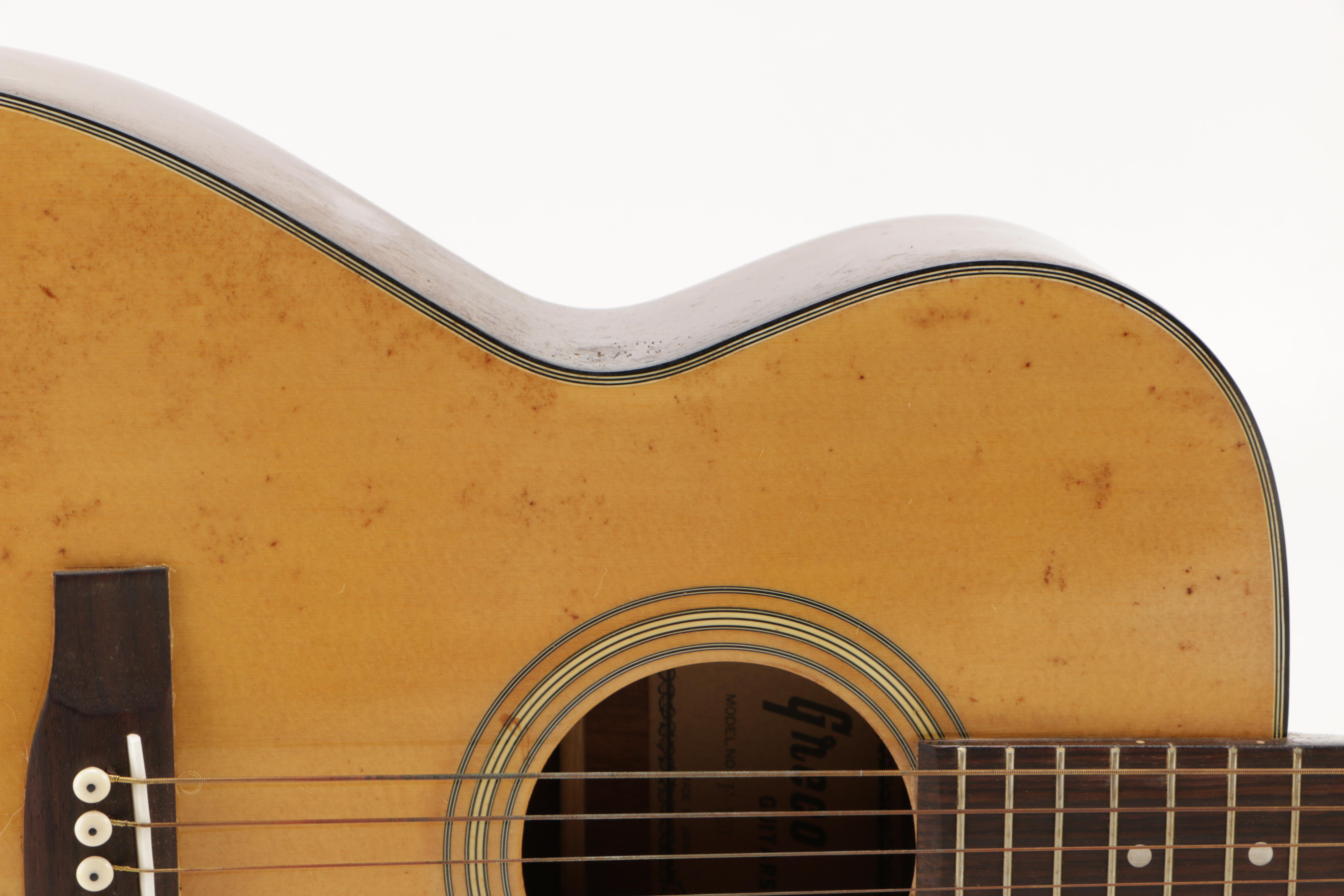 Vintage Greco F120 Acoustic Guitar and Case | EBTH