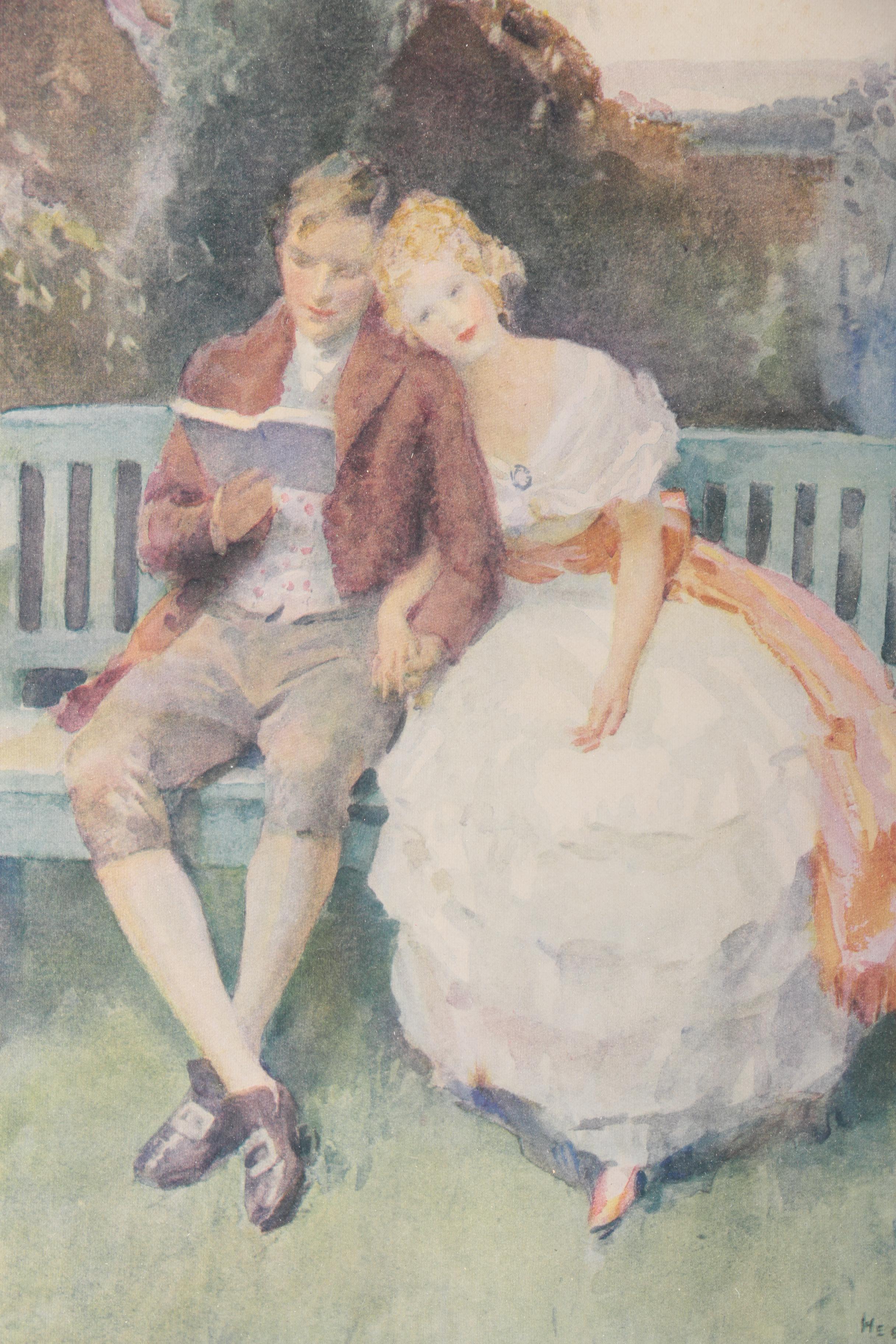 Pair of Webster Offset Lithograph Prints | EBTH