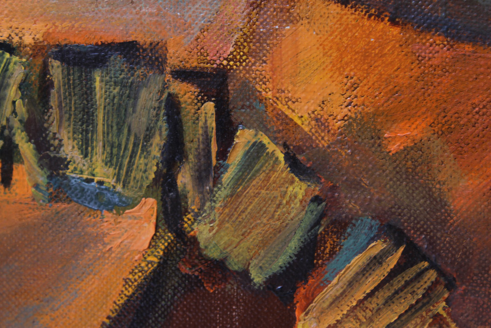 George Michaud Oil Painting on Canvas of Family | EBTH