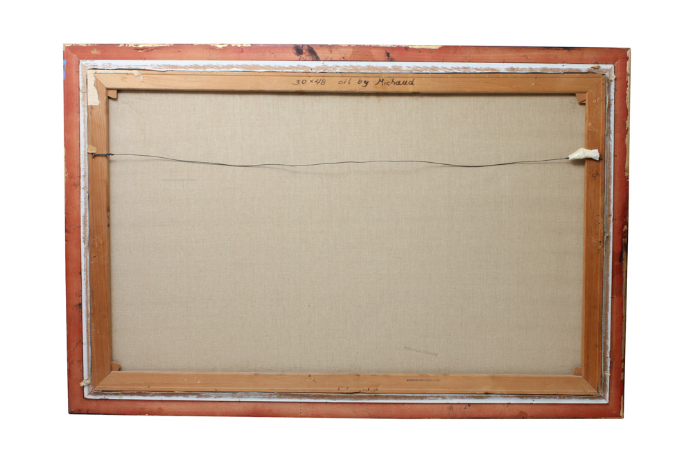 George Michaud Oil Painting on Canvas of Family | EBTH