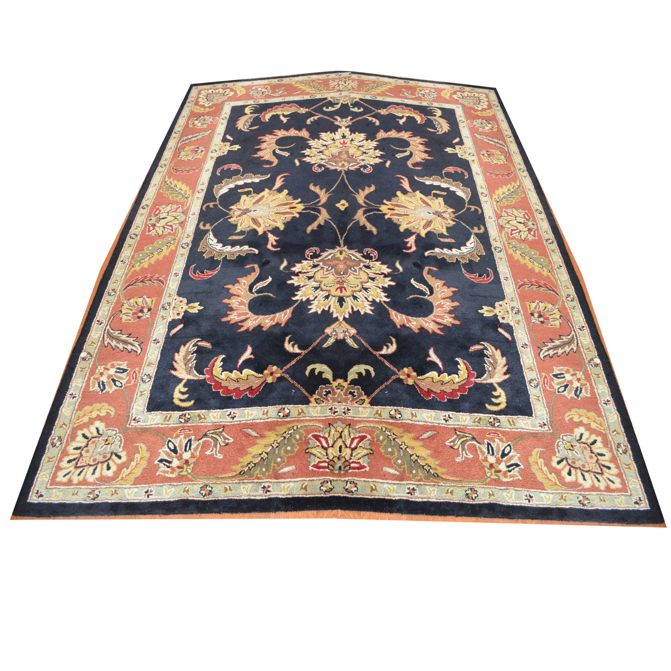 Tufted Indian Persian-Style Area Rug | EBTH