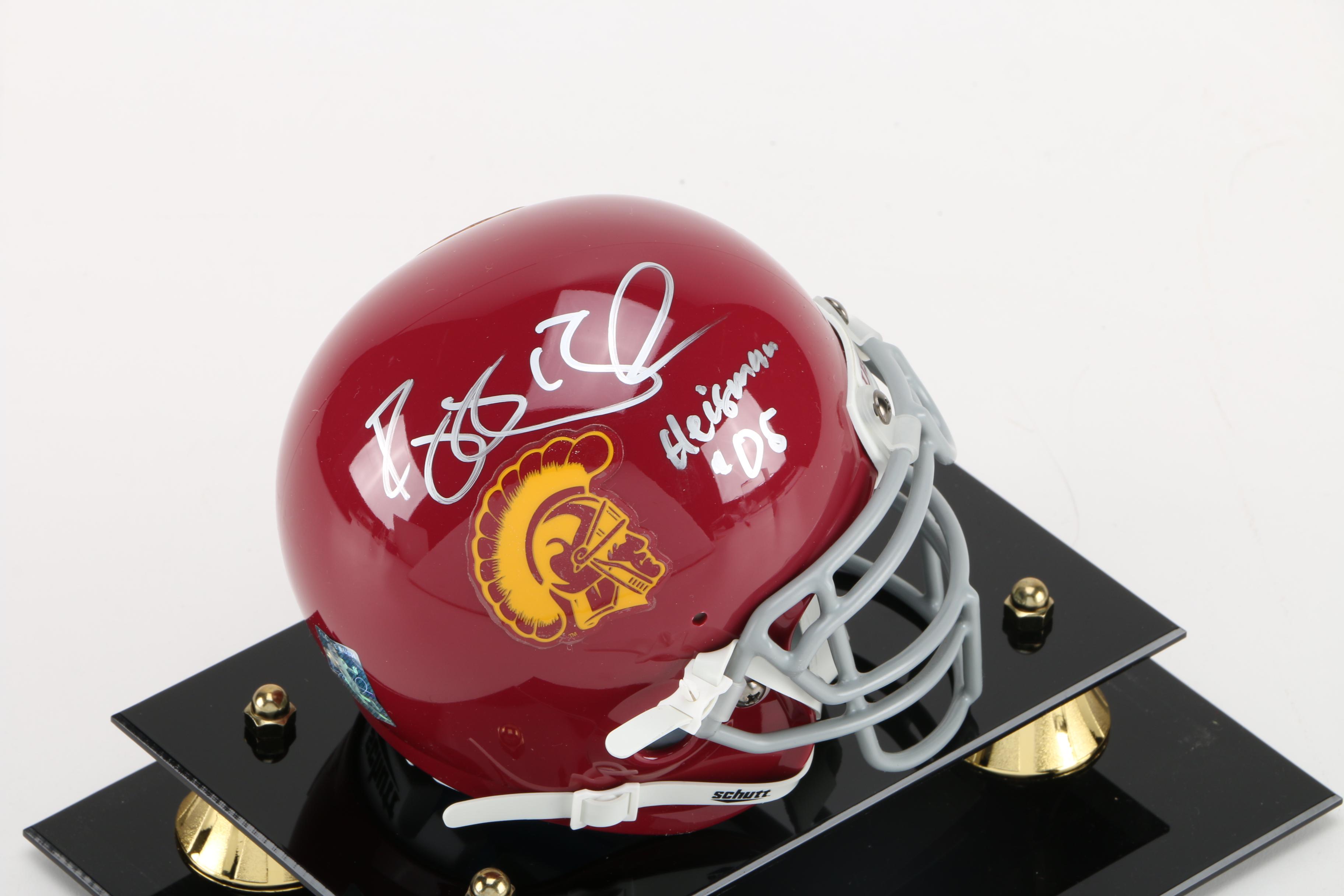 Signed Reggie Bush Miniature Helmet | EBTH