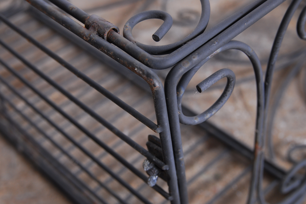 Two Wrought Iron Wall Racks | EBTH