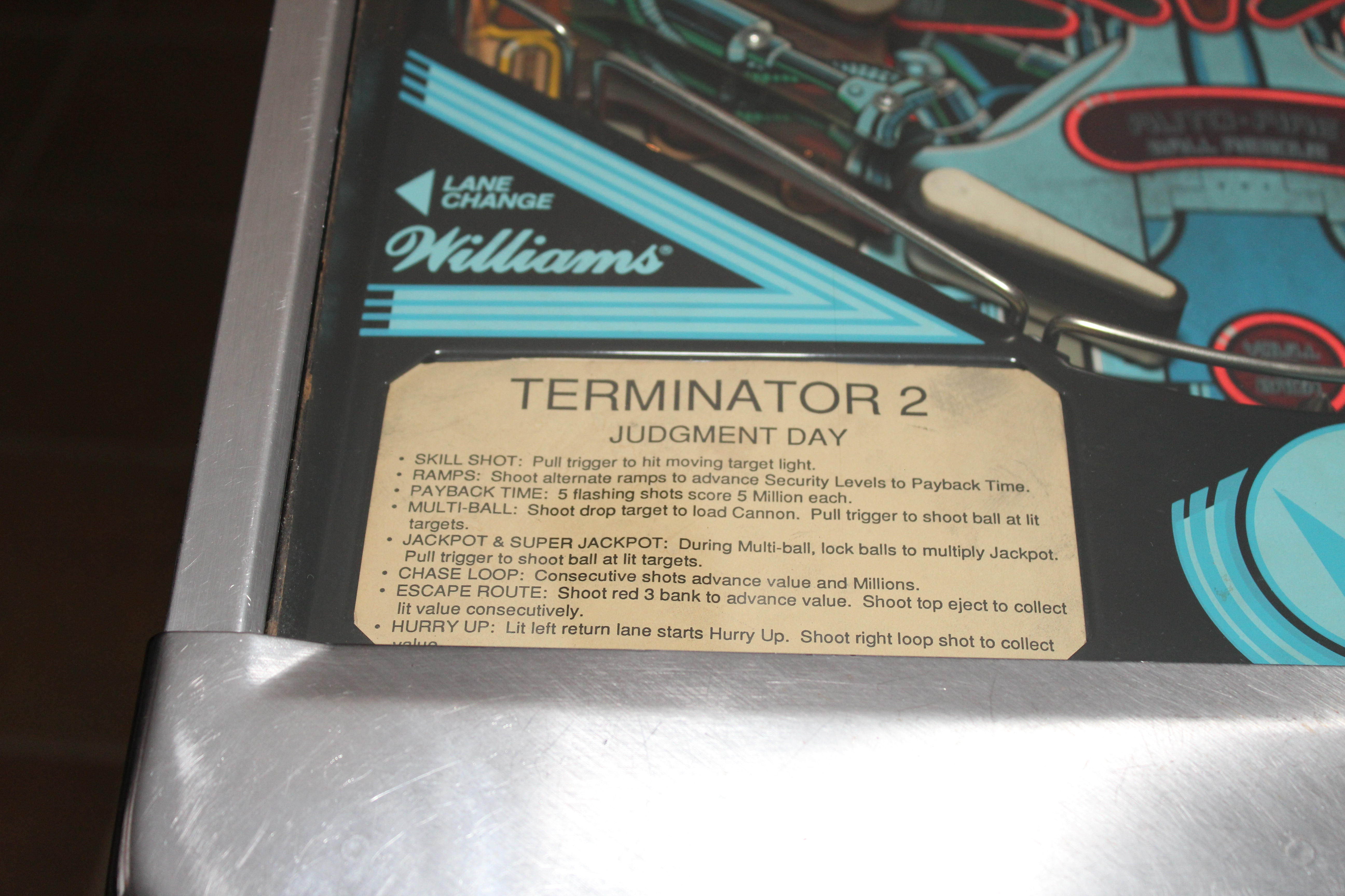 1991 "Terminator 2: Judgement Day" Williams Pinball Machine | EBTH