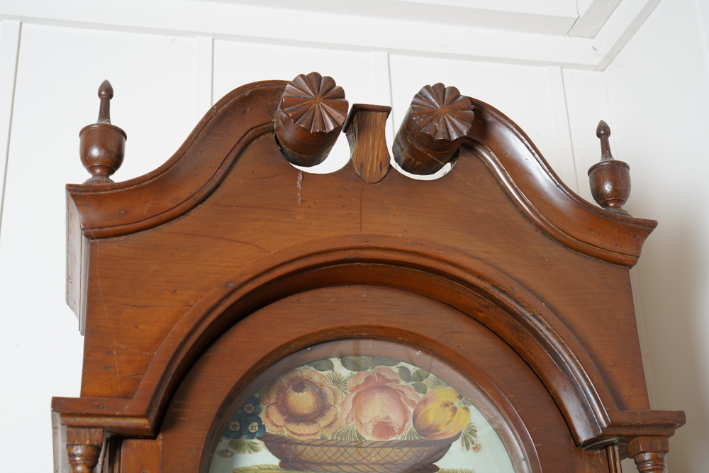 19th c. Pennsylvania Tall Case Clock Attrib. to Benjamin Solliday | EBTH