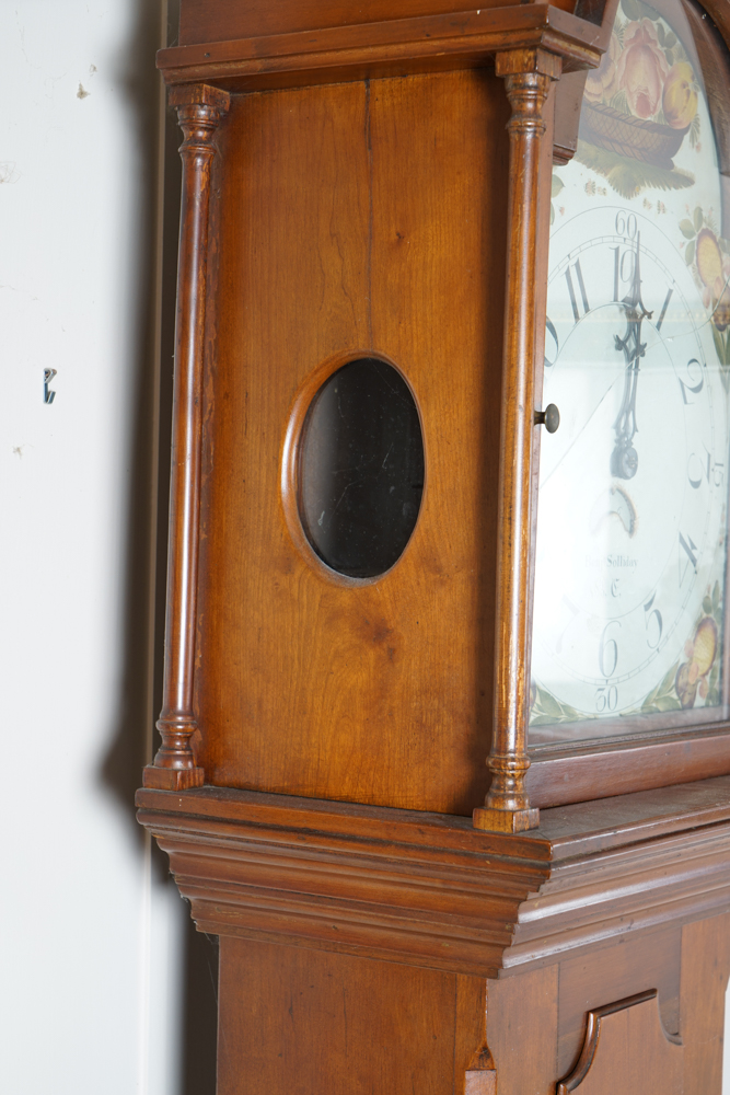 19th c. Pennsylvania Tall Case Clock Attrib. to Benjamin Solliday | EBTH
