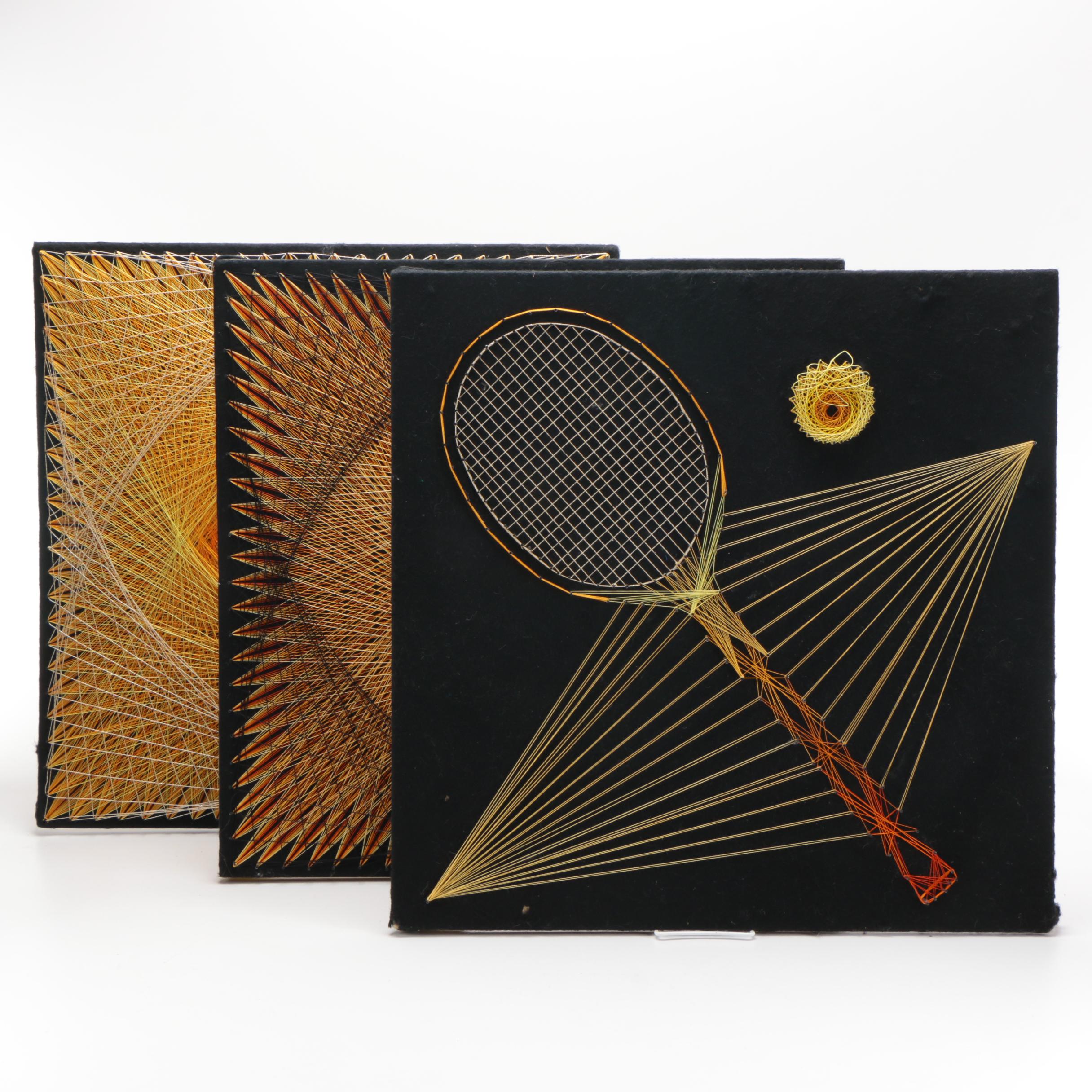 Abstract String Artworks On Board | EBTH