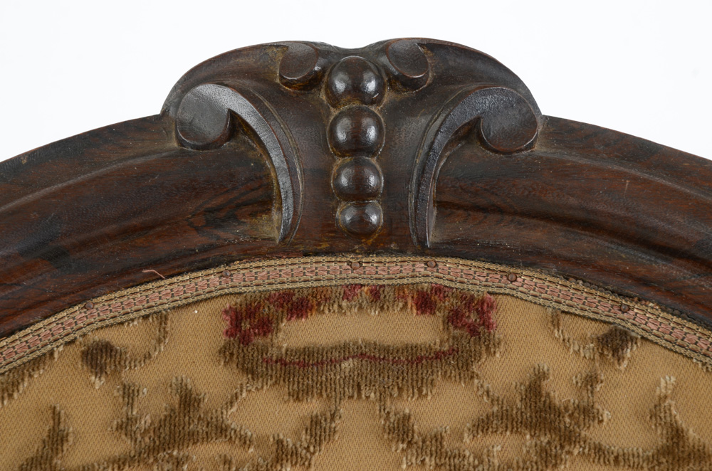 Antique Early Victorian Rococo Revival Armchair, Circa 1865 | EBTH