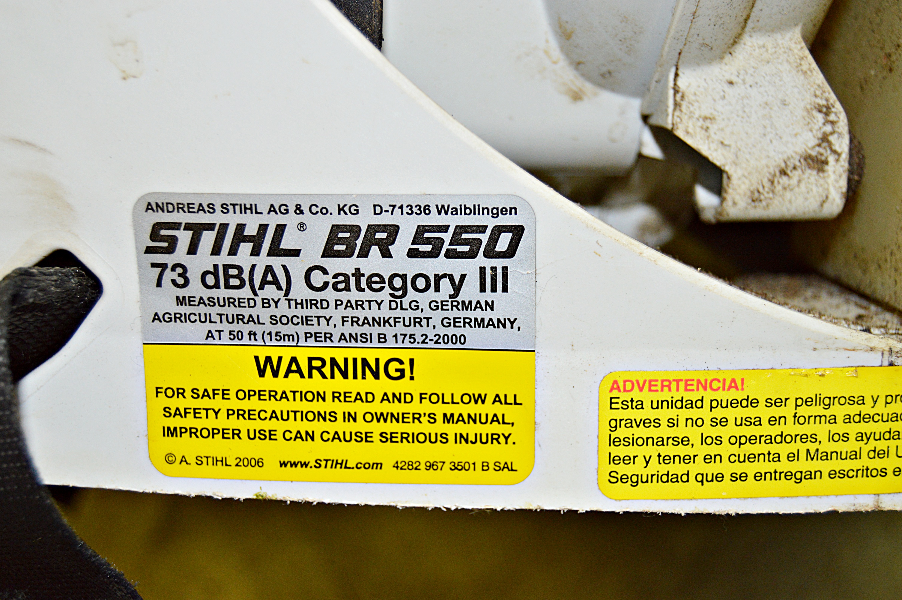 Stihl BR 550 4-Mix Gas-Powered Backpack Blower | EBTH