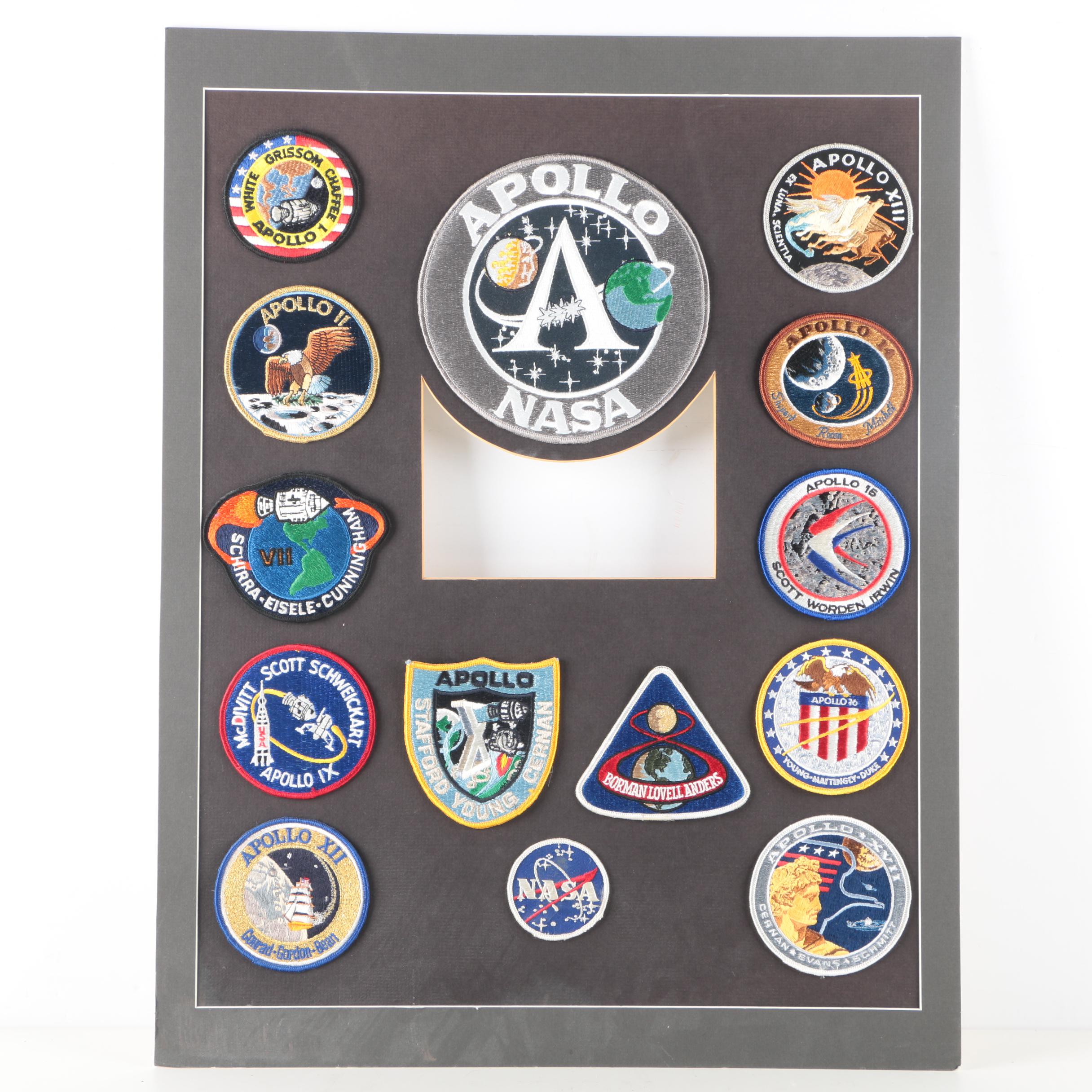 Collage of NASA Apollo Patches | EBTH