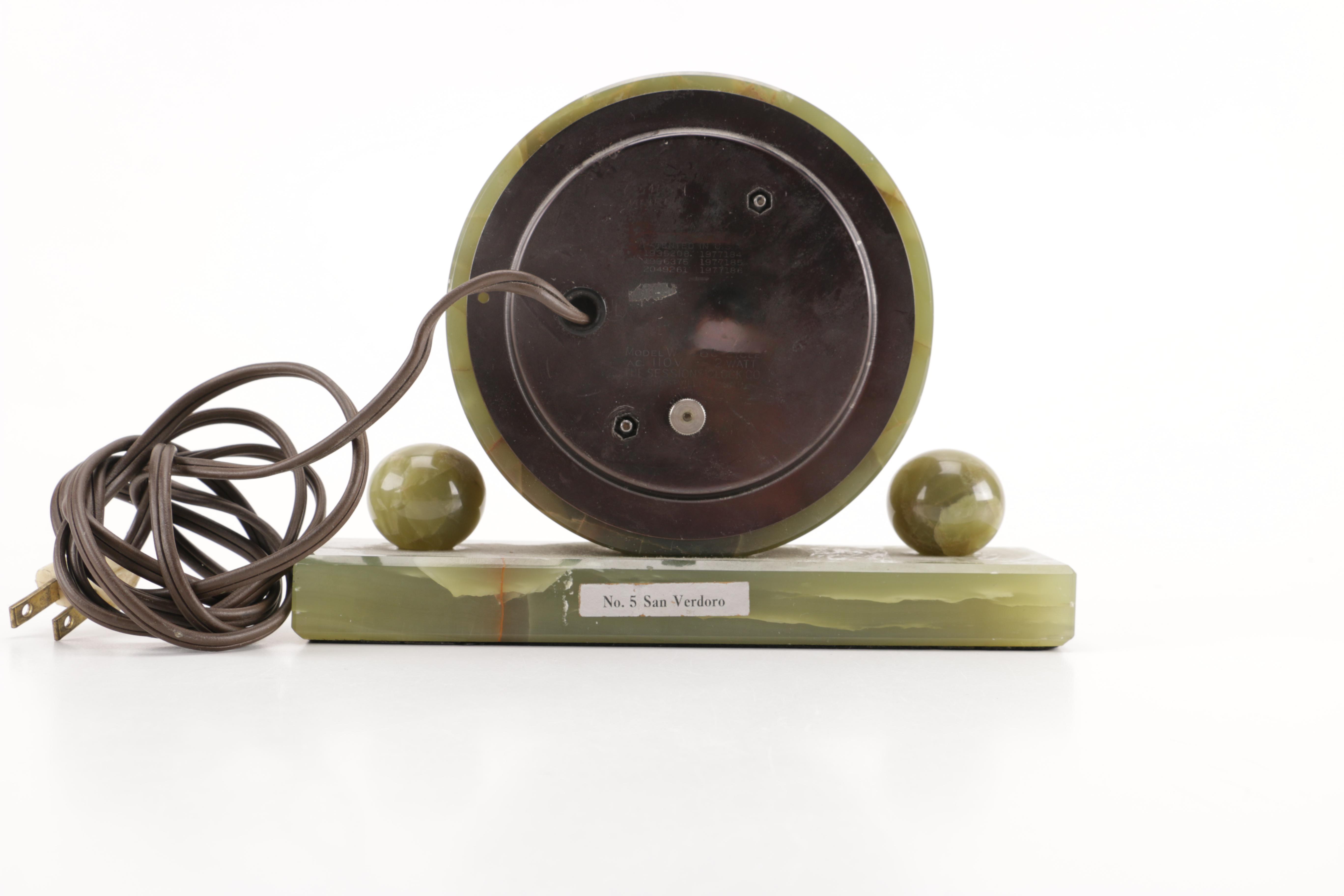 Mid-Century Sessions Model W Electric Mantel Clock | EBTH