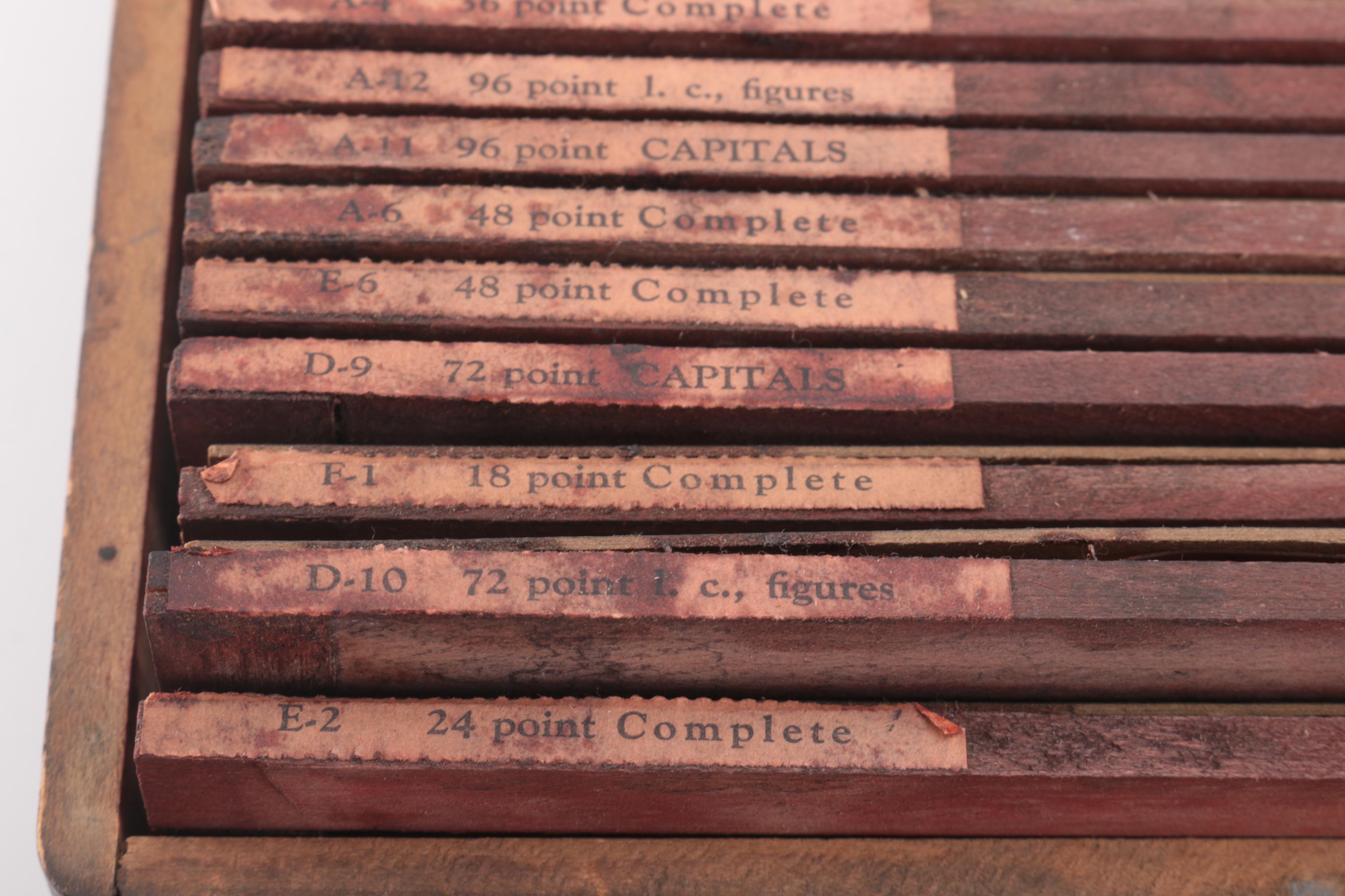 1920s Vizagraph Lettering Set | EBTH