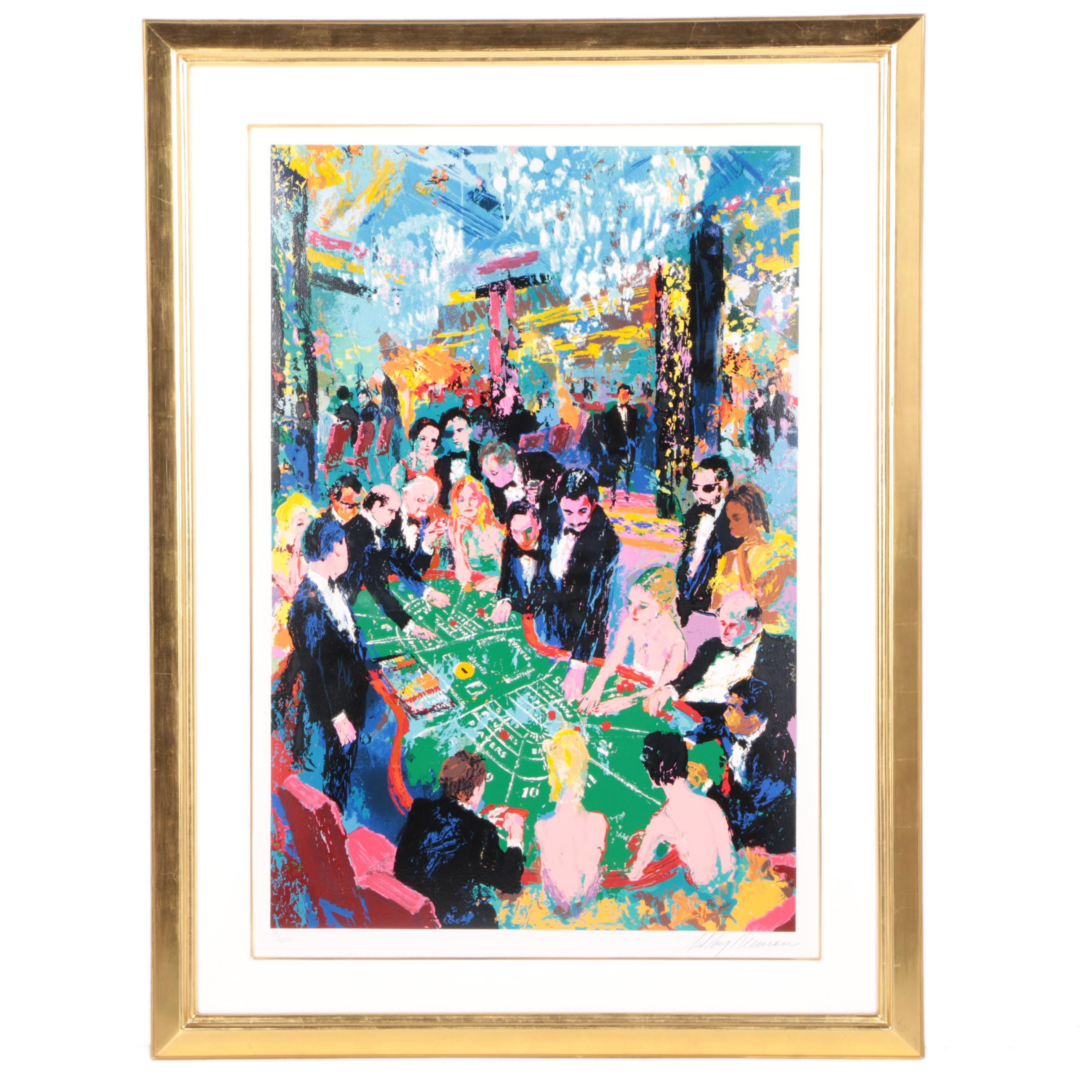 LeRoy Neiman 1994 Signed Limited Edition Serigraph "Baccarat" | EBTH