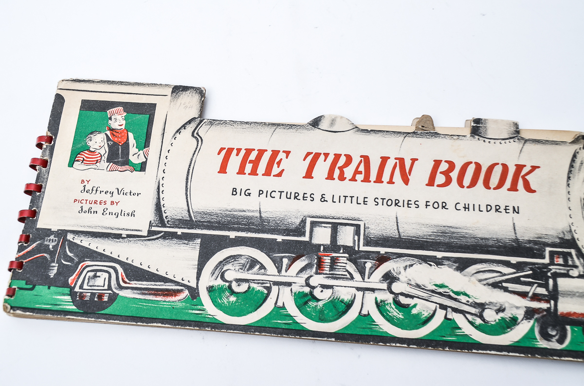 Vintage 1946 Children's Book "The Train Book; Big Pictures & Little ...