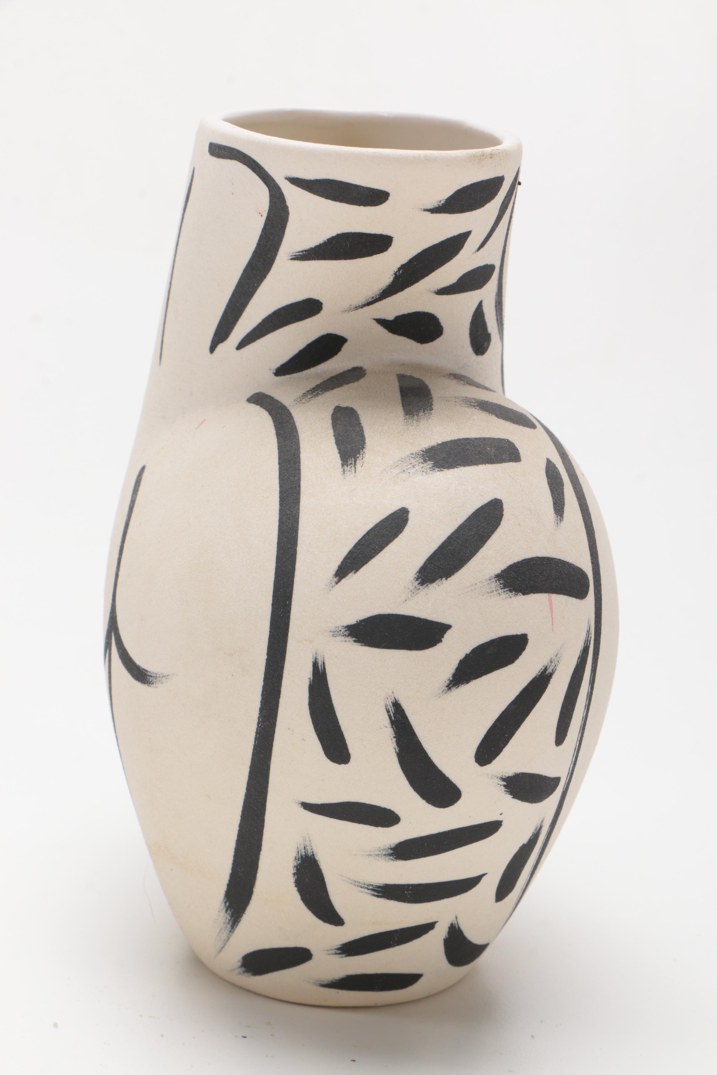 Donna Polseno Ceramic Vase With Female Form | EBTH