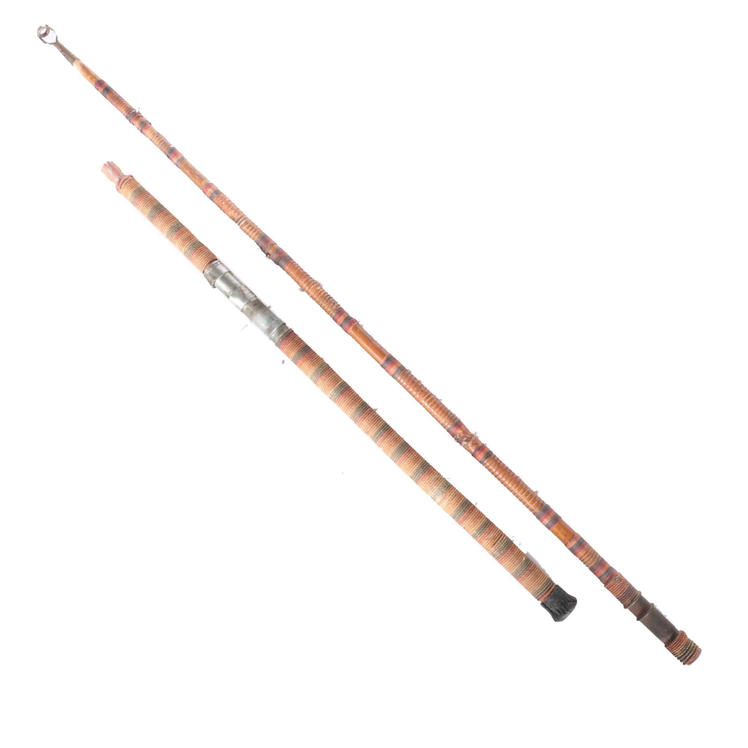 Vintage Wooden Fishing Pole | EBTH