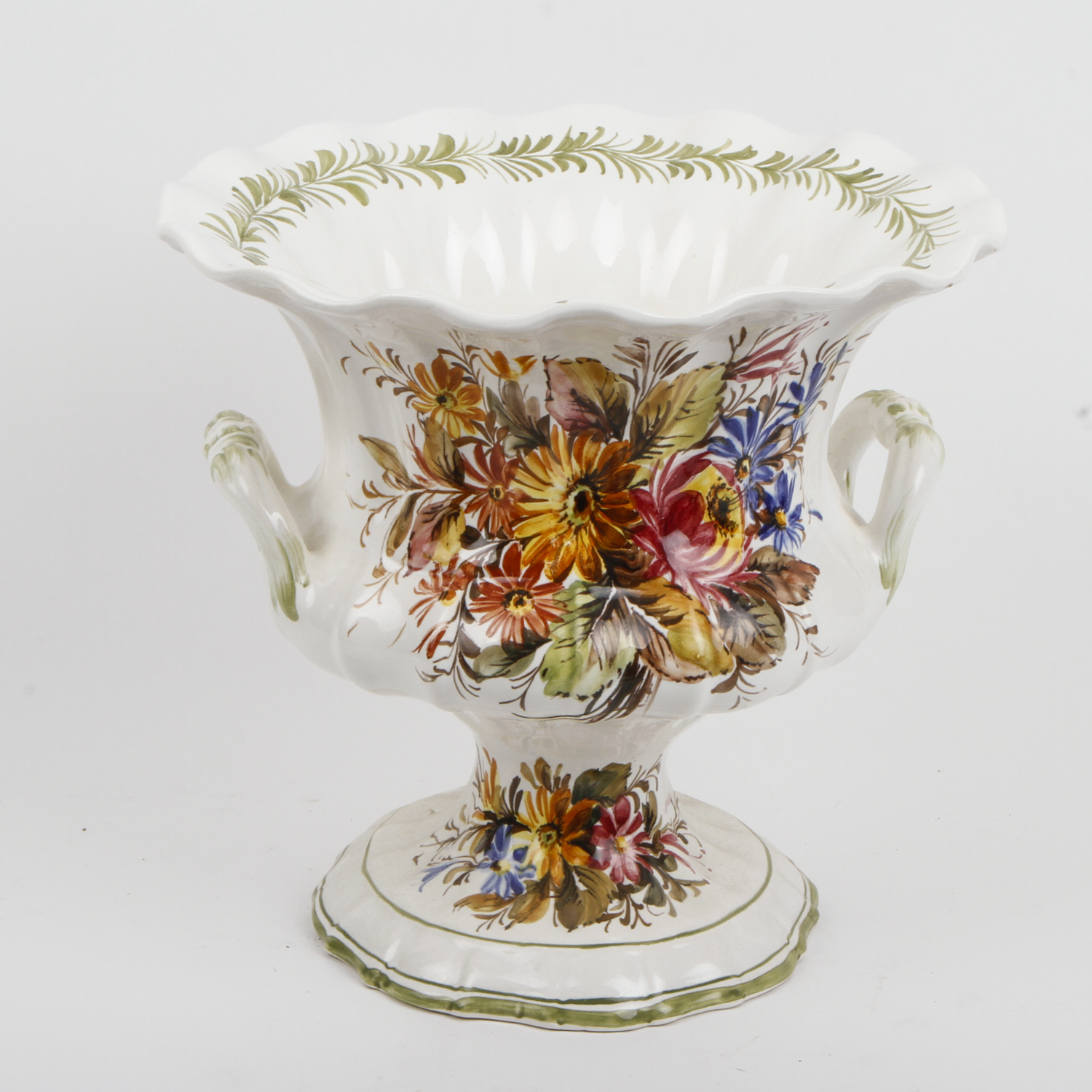 Vintage Italian Ceramic Compote | EBTH