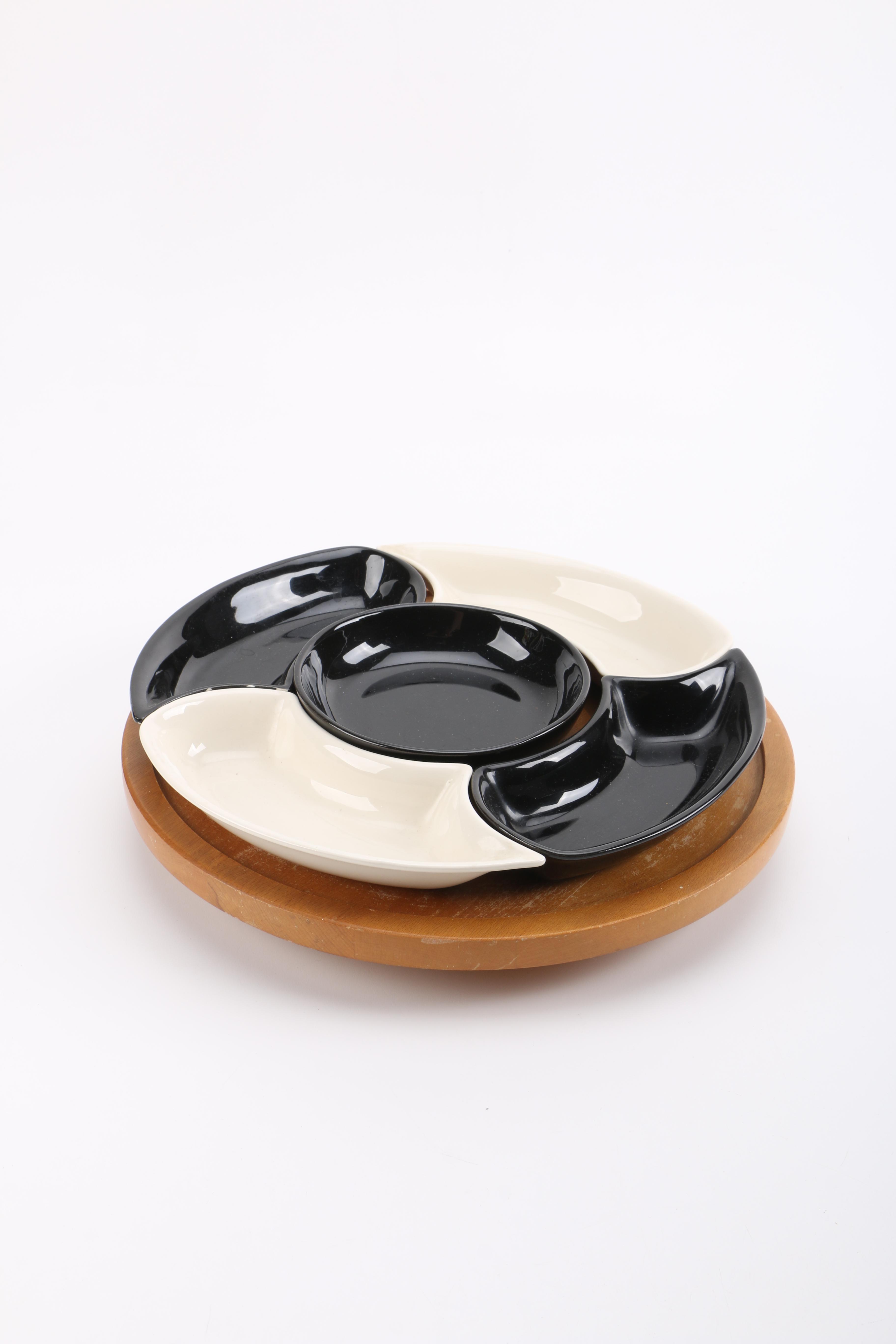 Turntable Divided Serving Platter Set | EBTH