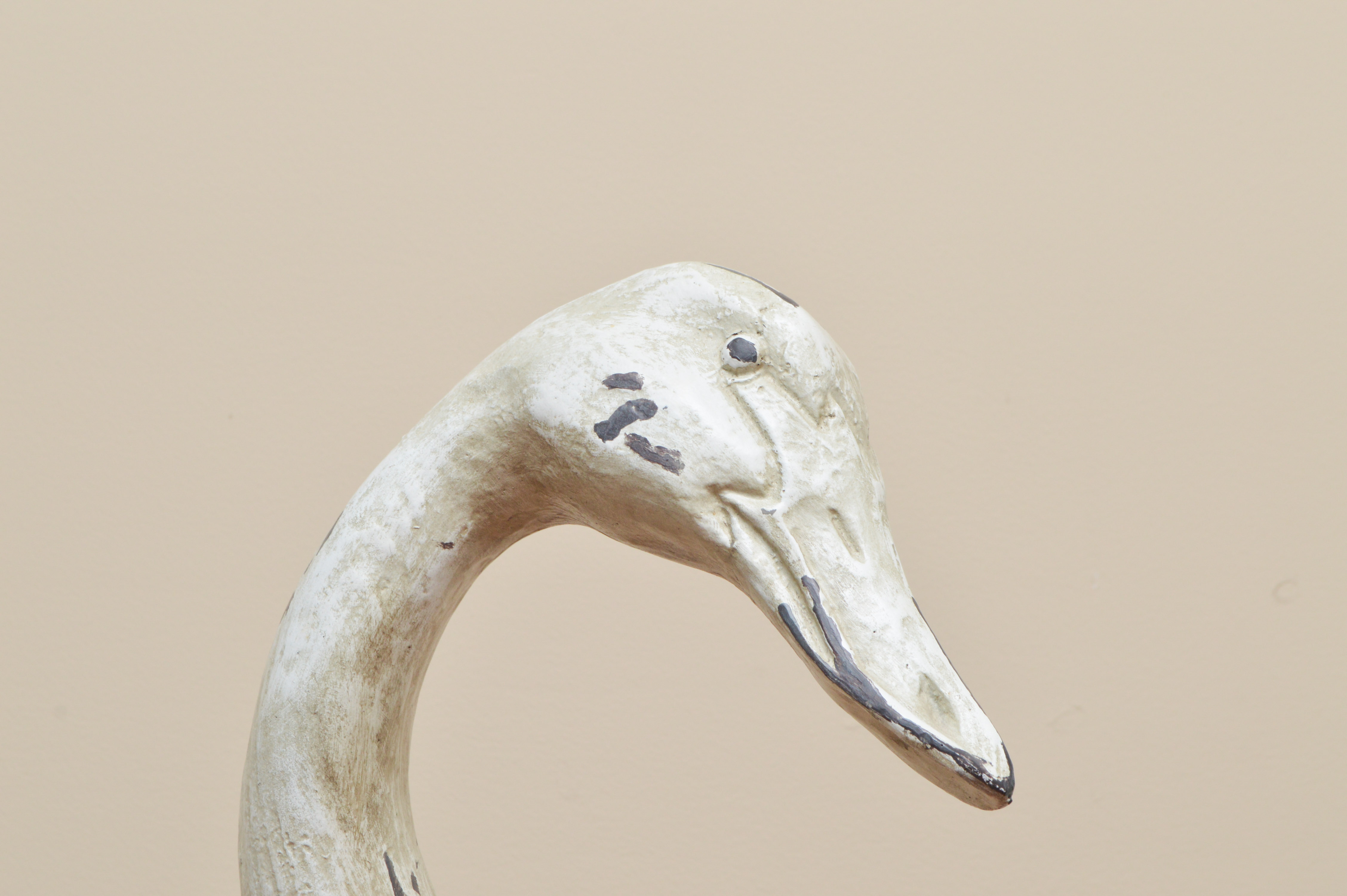 Large Rustic Wooden Goose | EBTH