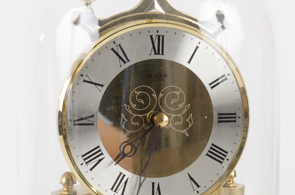 Bulova Quartz Brass Anniversary Clock | EBTH