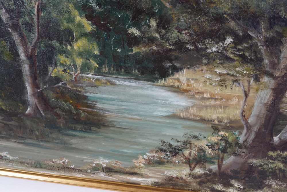 Signed Original Oil Landscape Painting | EBTH