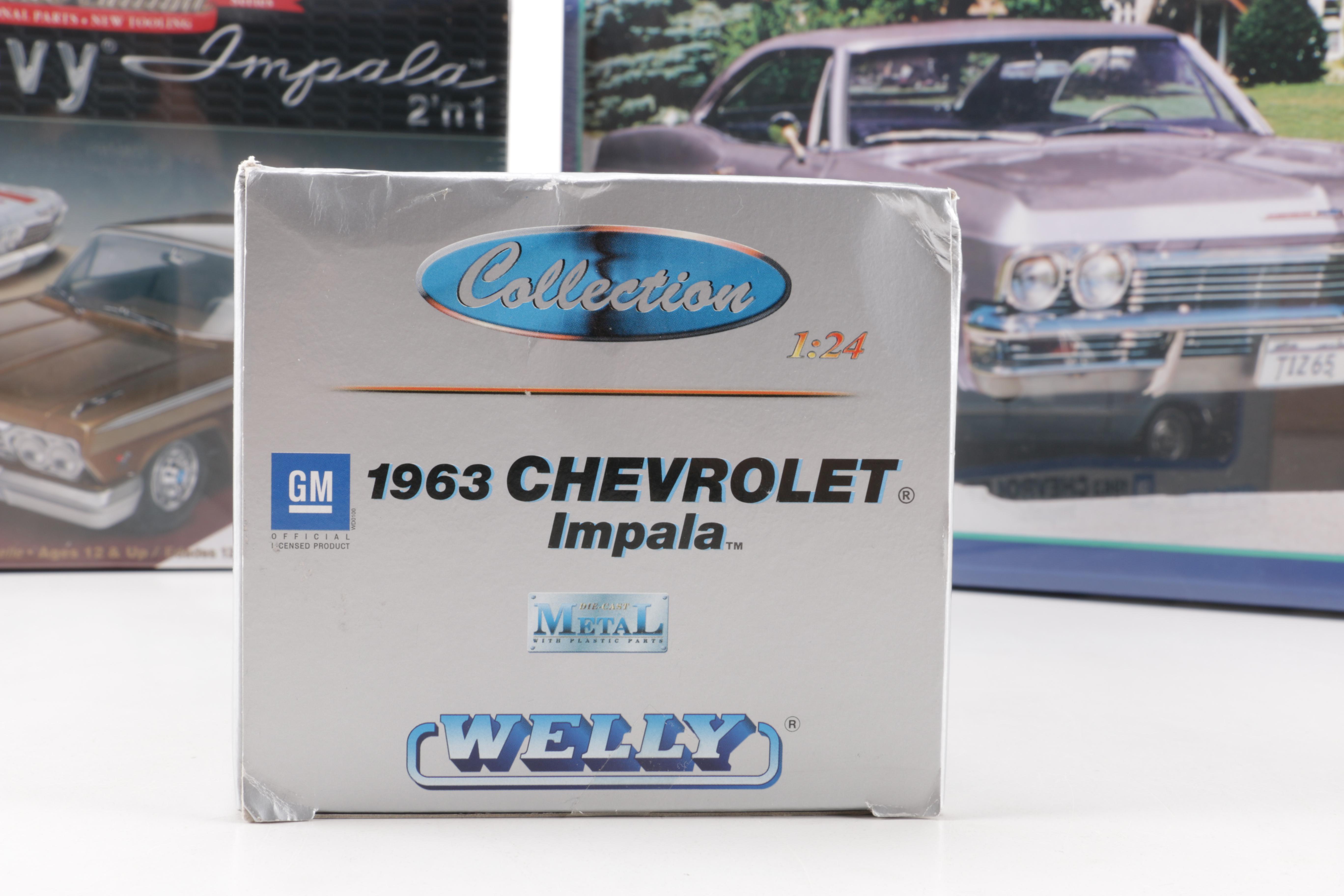 Assortment of Chevy Impala Model Kits and Die-Cast Cars | EBTH