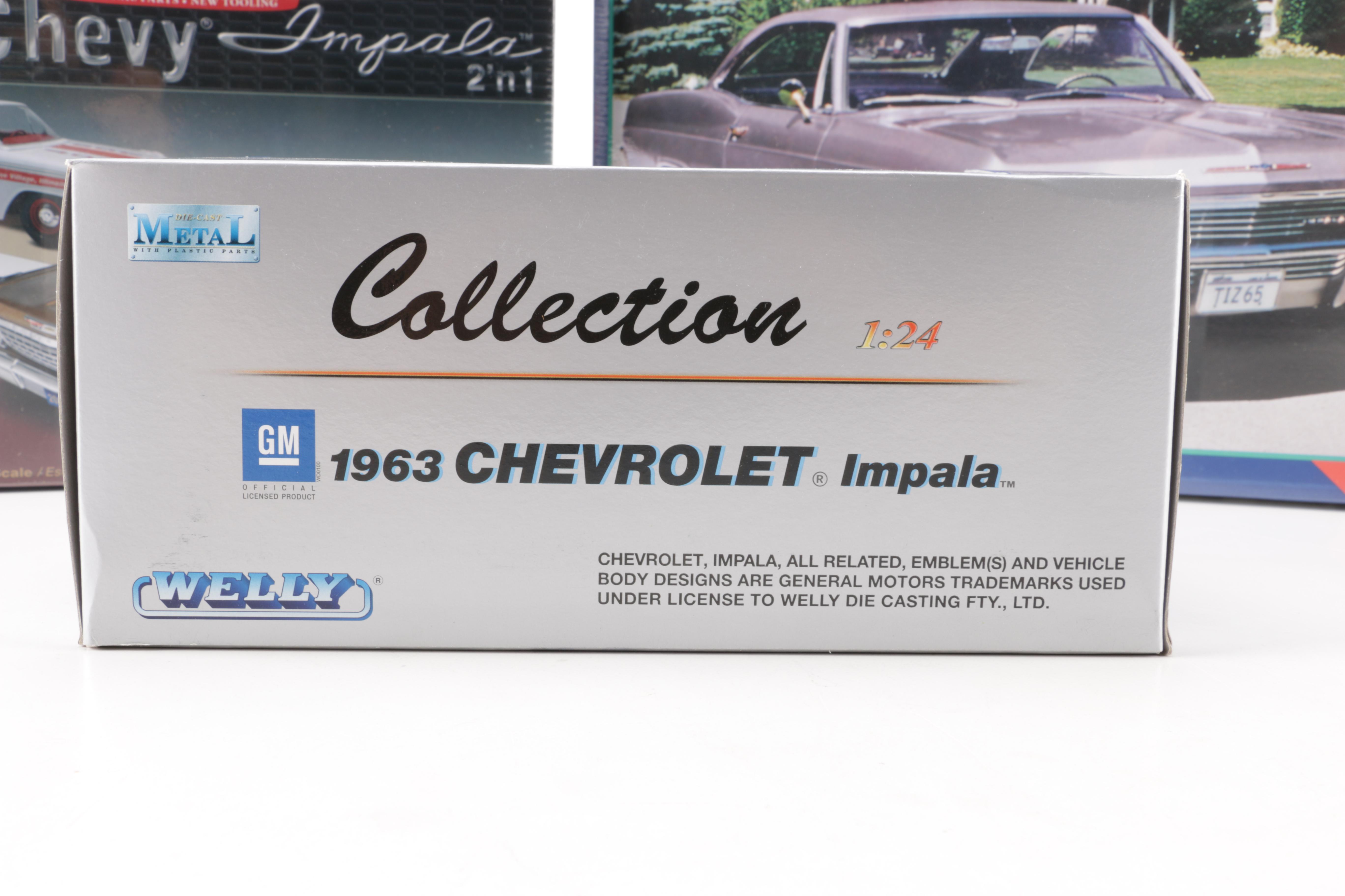 Assortment of Chevy Impala Model Kits and Die-Cast Cars | EBTH