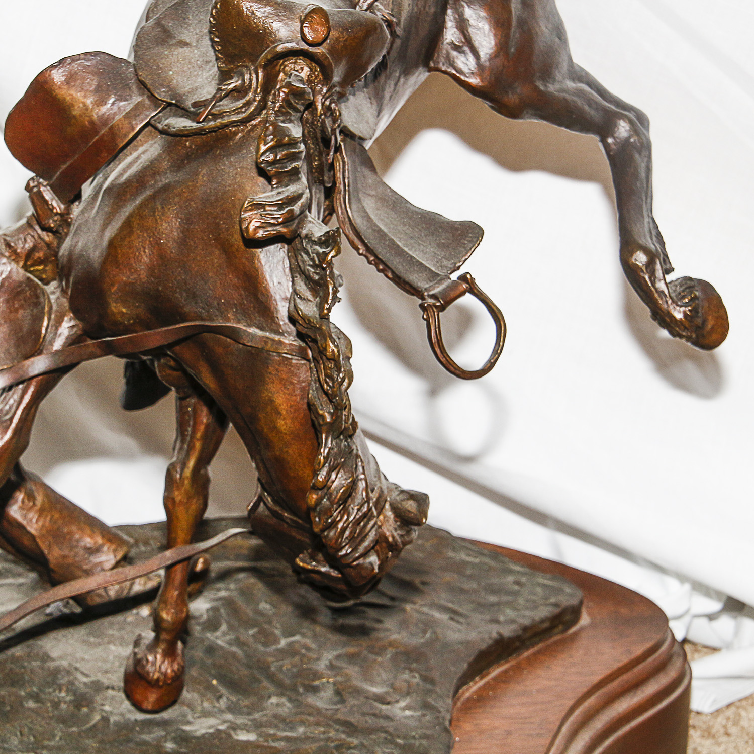 Sid Burns 1979 Bronze Sculpture "Bronc Buster Busted" | EBTH