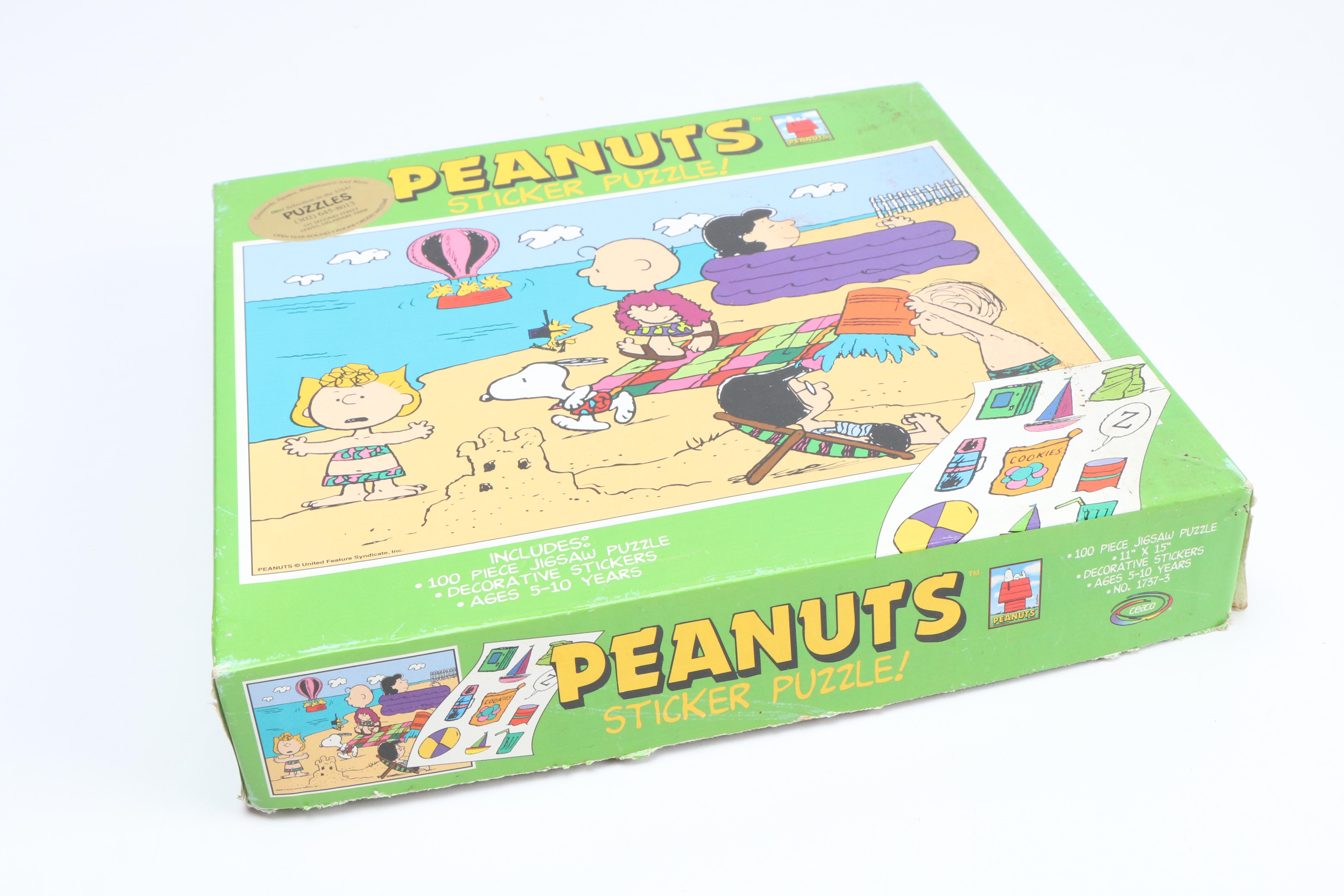 "Peanuts" Card Game and Jigsaw Puzzles | EBTH