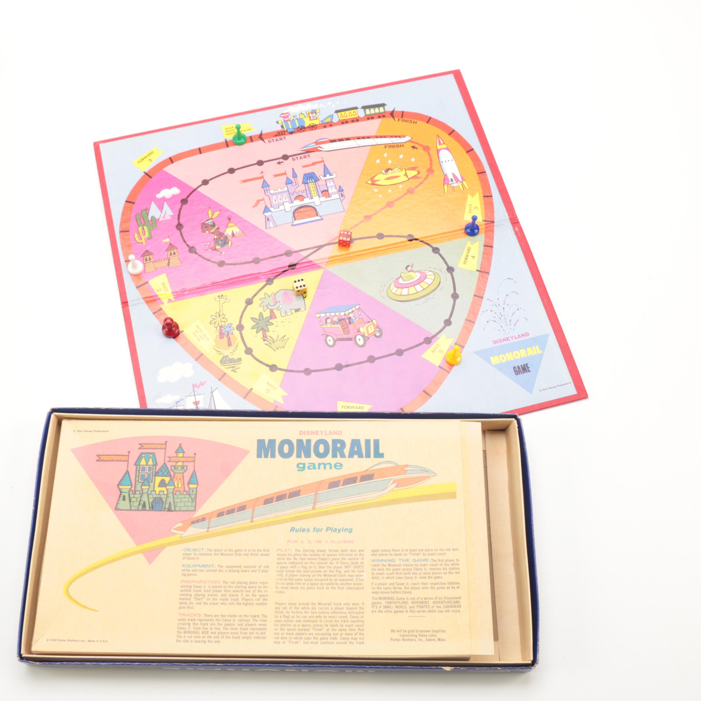 Vintage Board Games Including "Disneyland Monorail Game" | EBTH