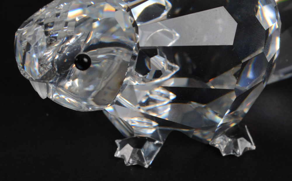 Swarovski Crystal "Beaver Mother" Figurine | EBTH