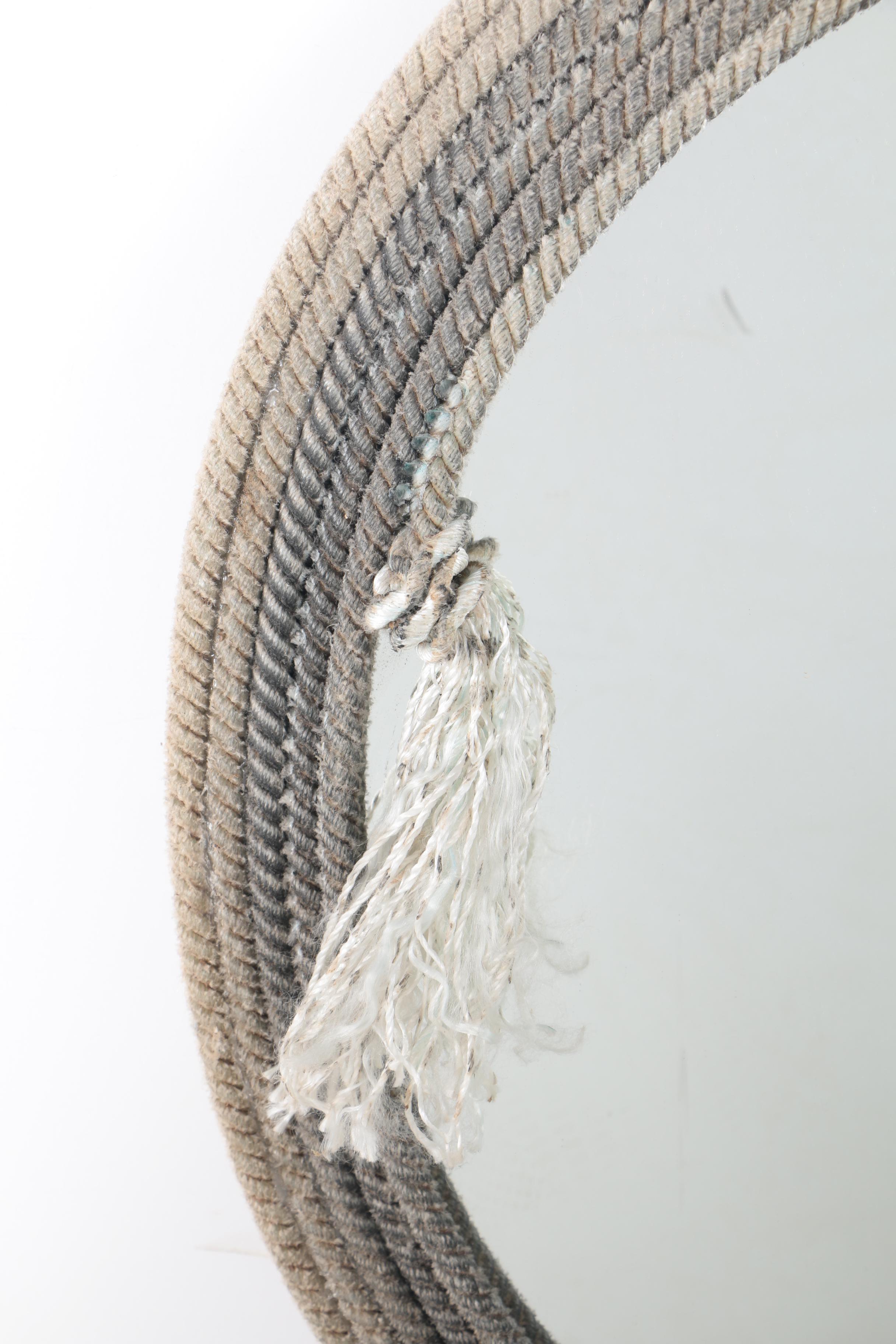 Oval Rope Framed Mirror | EBTH