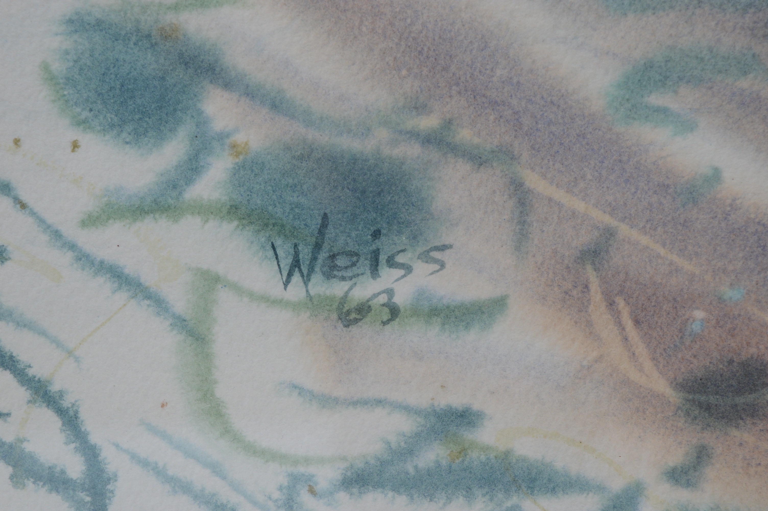 Original Signed Watercolor by Lee Weiss | EBTH