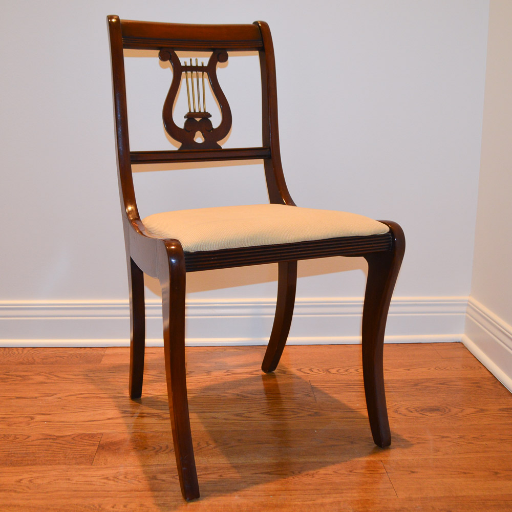 Classical Style Side Chair With Lyre Back | EBTH