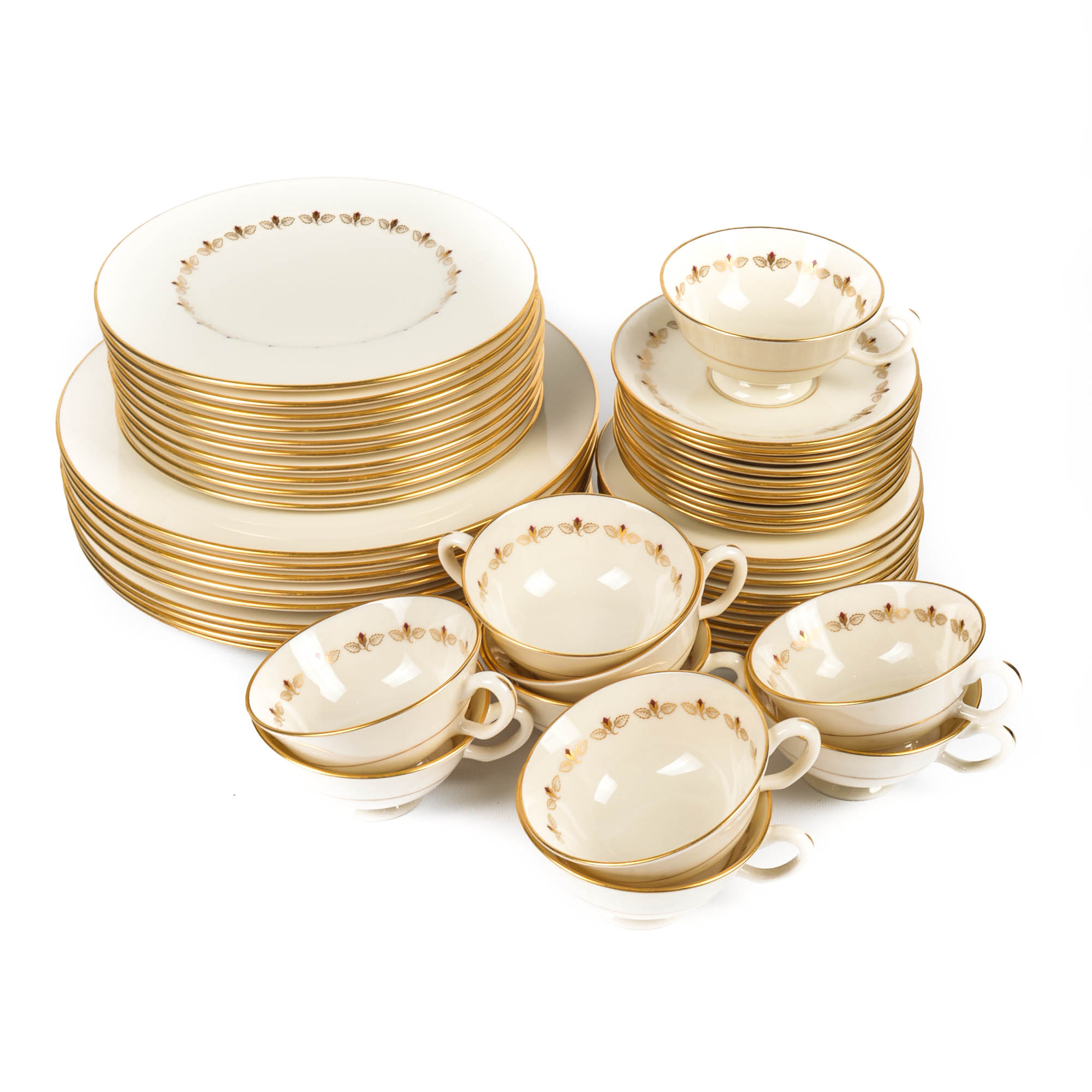 Ten Place Settings of Lenox "Romance" Fine China | EBTH