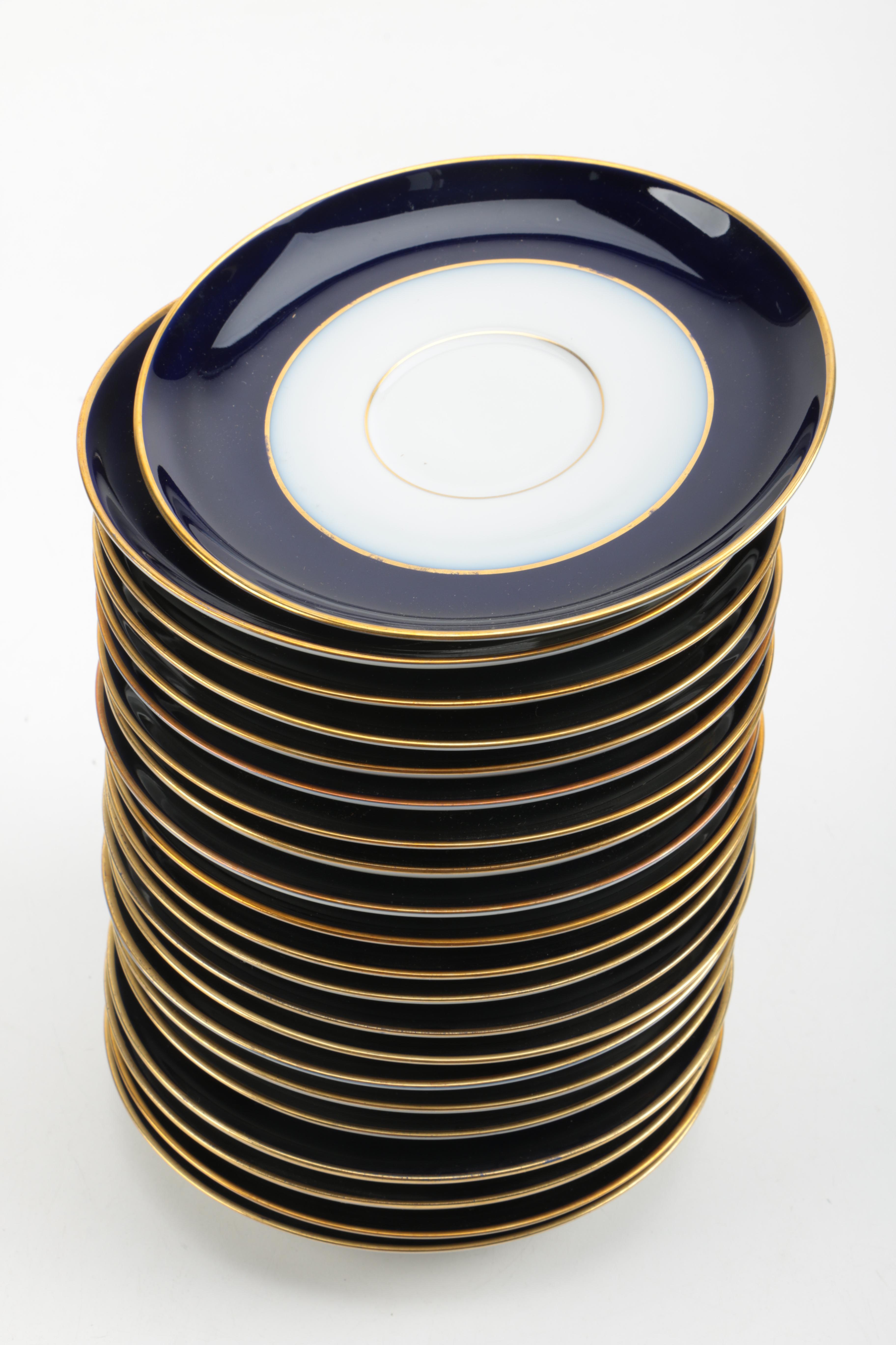 Rosenthal Cobalt Blue and Gold China Set | EBTH