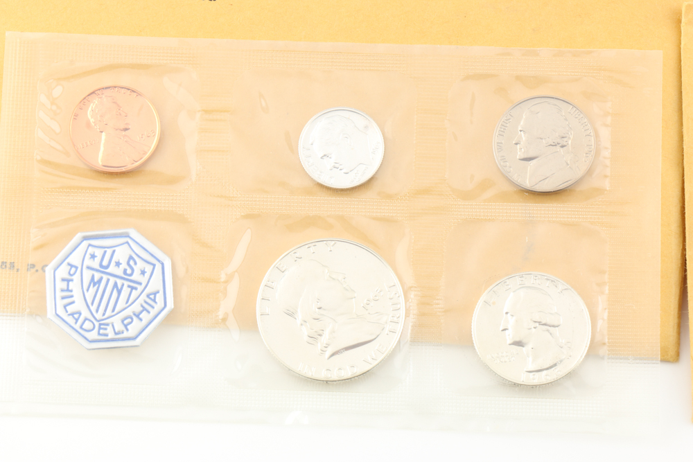 Ten 1963 U.S. Mint Uncirculated Sets | EBTH