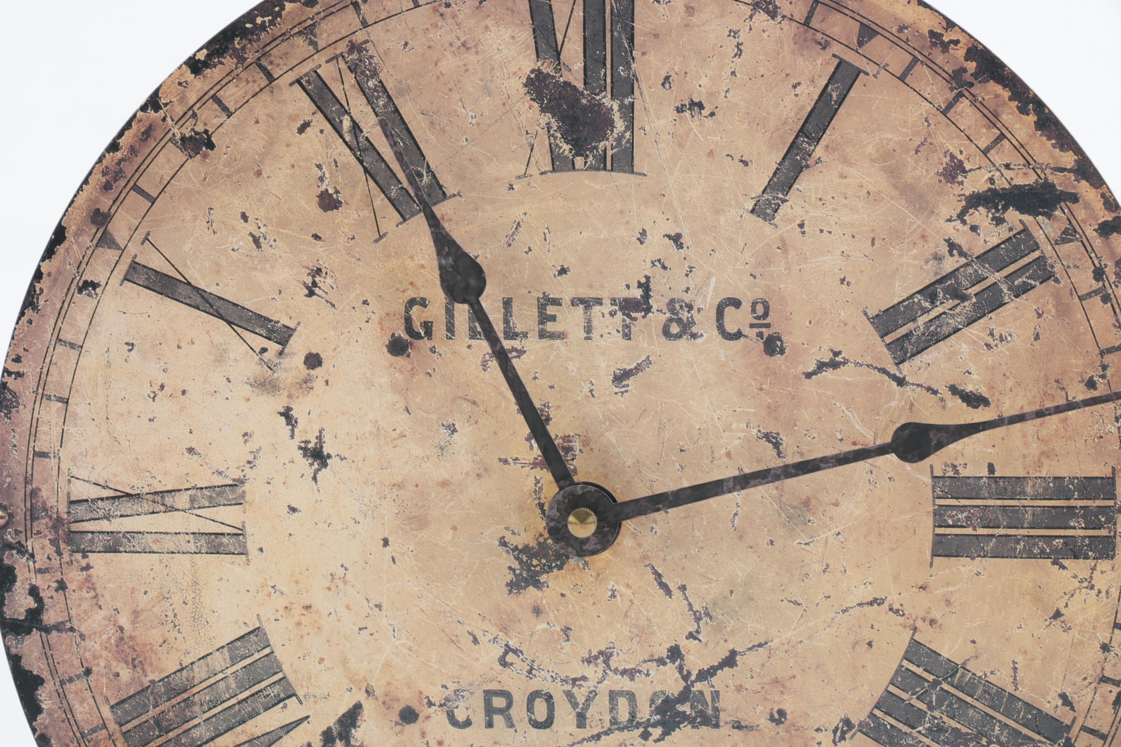 Round Table Clock by Timeworks Clock of Berkeley, California | EBTH