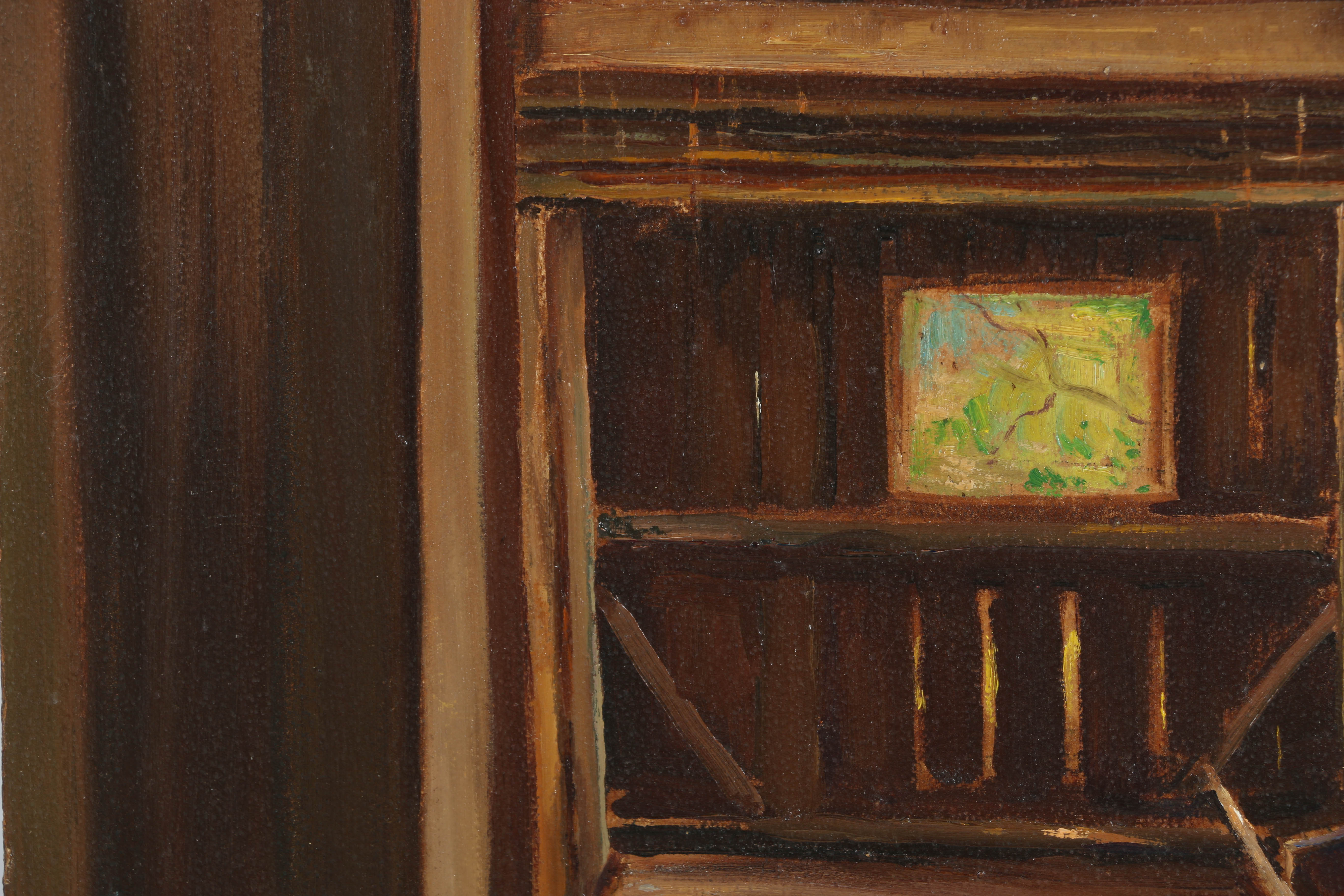 Eliot Clark Oil Painting on Board "The Old Barn" | EBTH