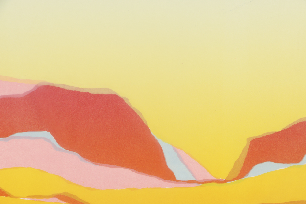 Charles Munday Limited Edition Lithograph on Paper "Landscape After ...