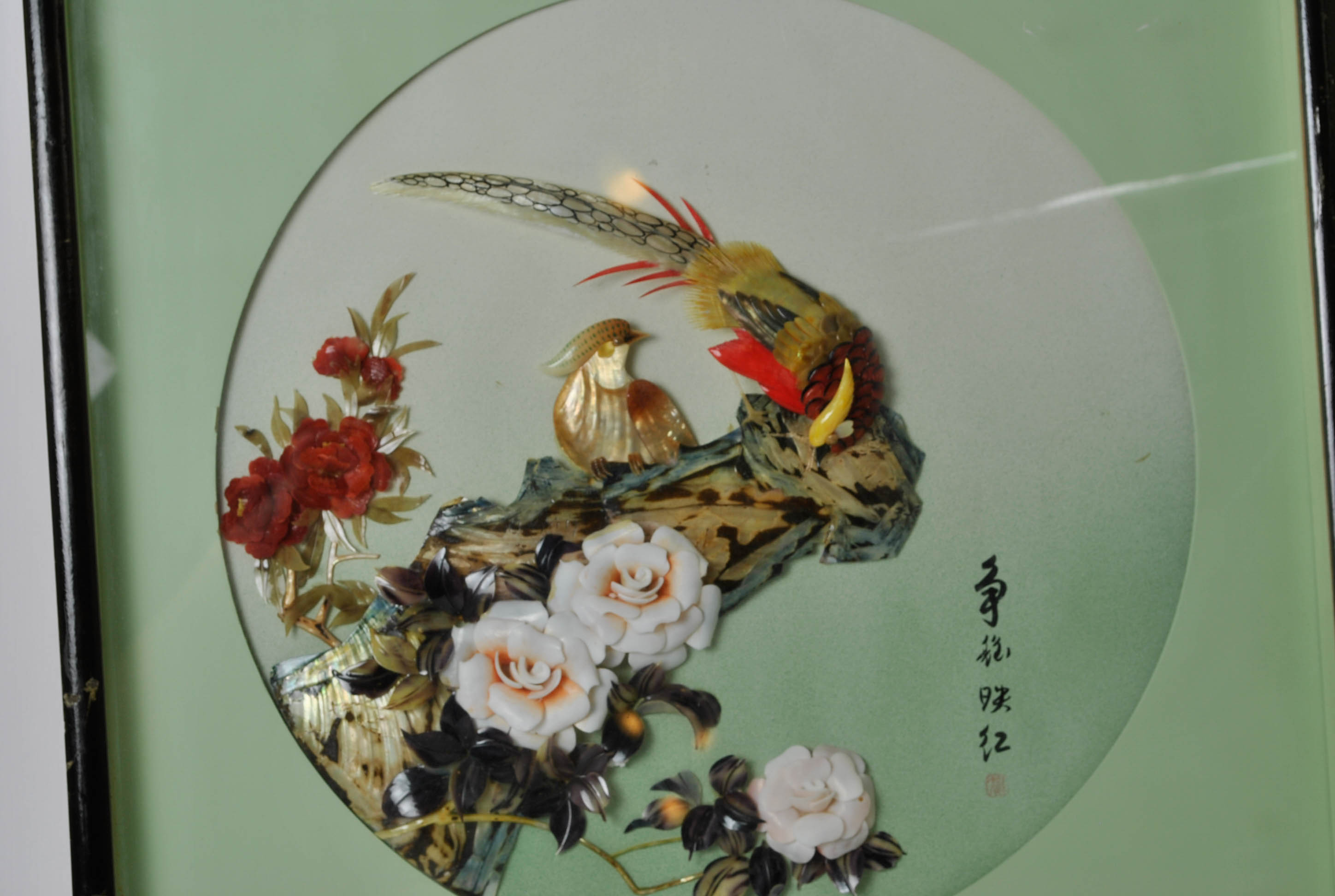 Vintage Chinese Dalian Shell Art | EBTH