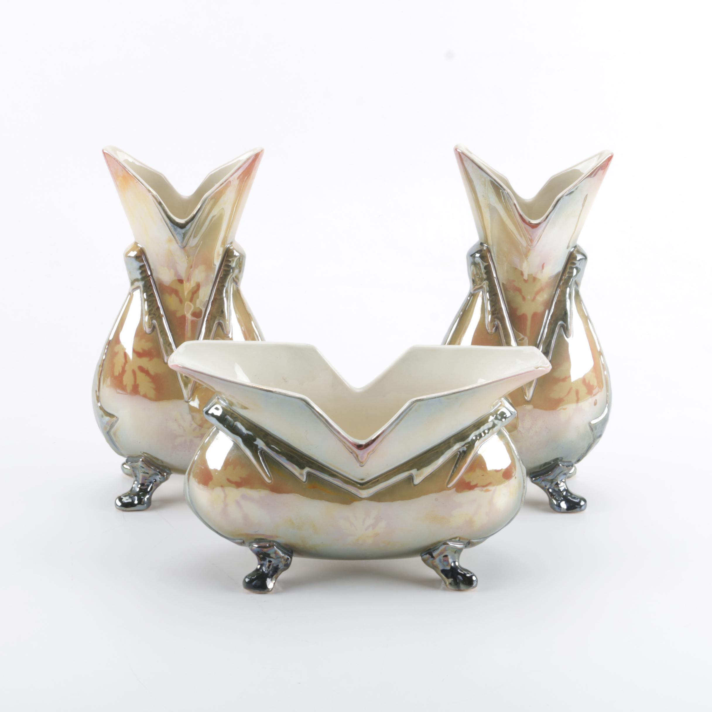 Lusterware Vases | EBTH